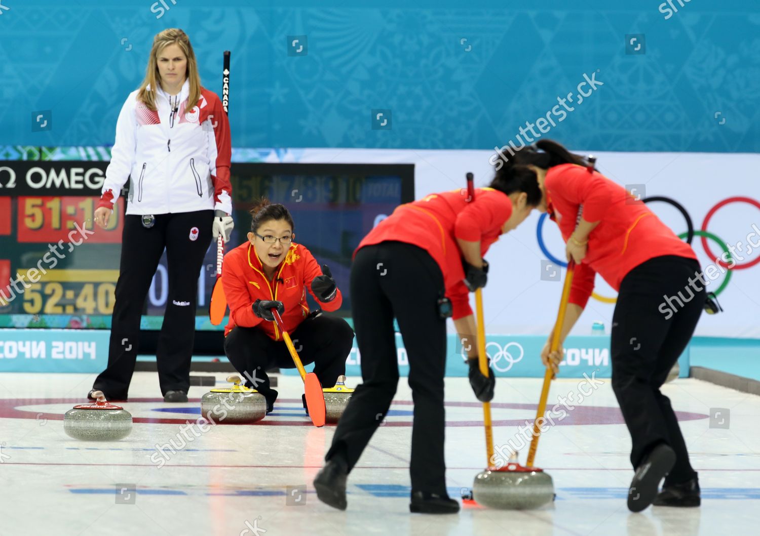 Canadian Skip Famed Curler Jennifer Jones Editorial Stock Photo - Stock ...