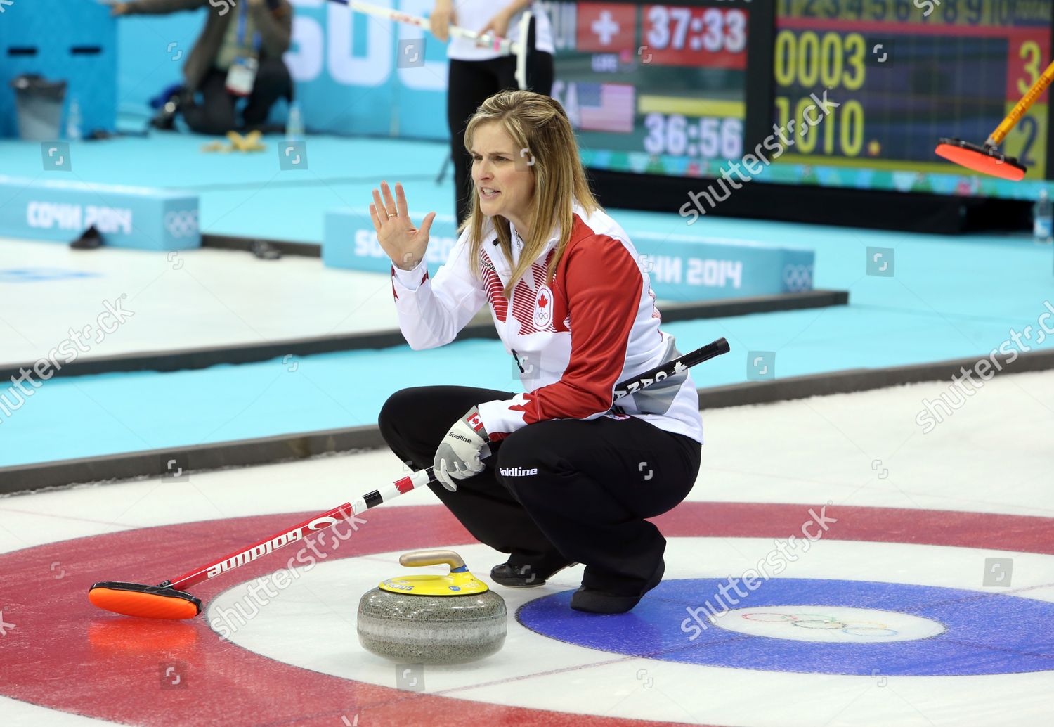 Canadian Skip Famed Curler Jennifer Jones Editorial Stock Photo - Stock ...