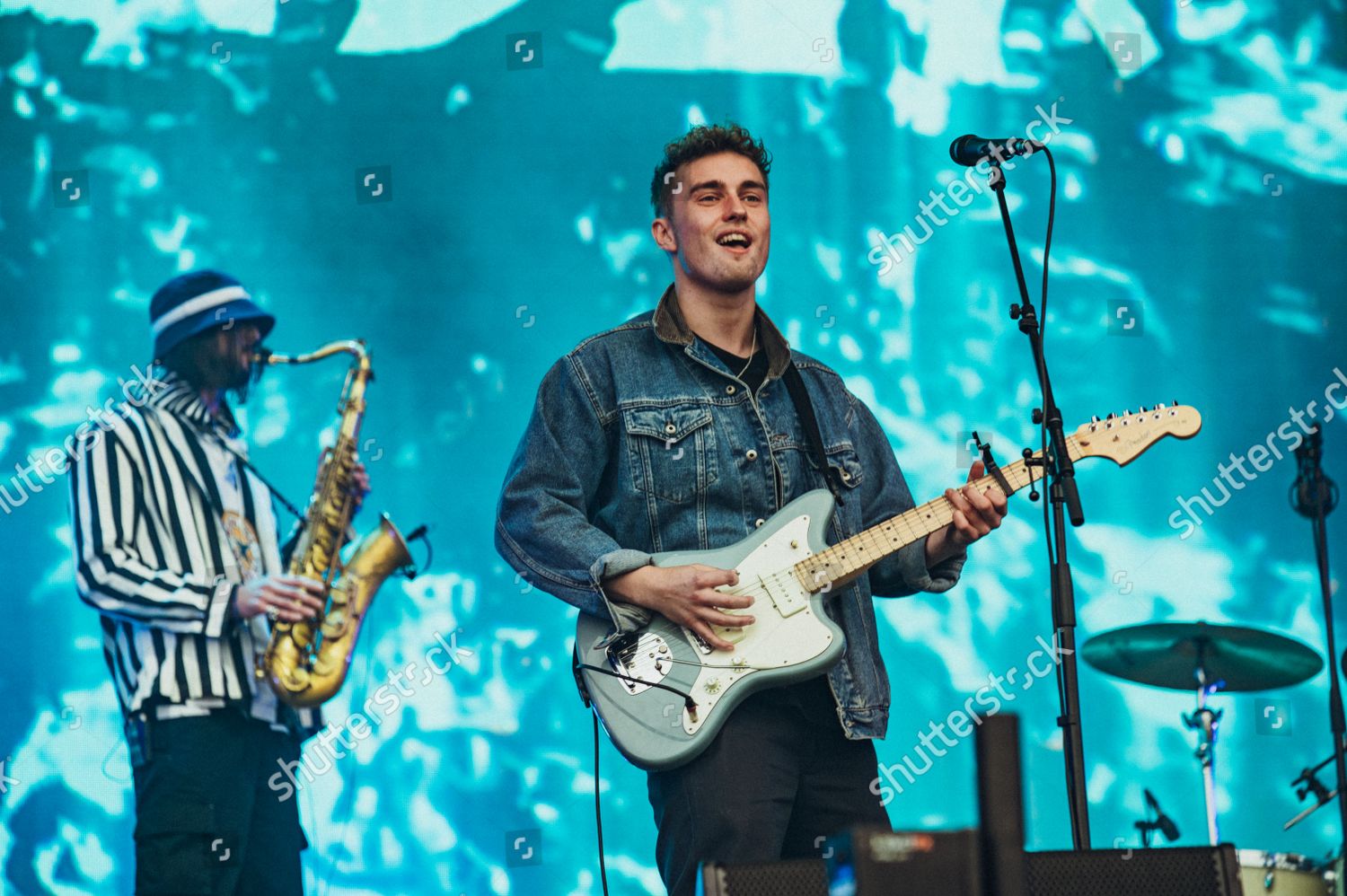Sam Fender Johnny Blue Hat Davis Editorial Stock Photo - Stock Image ...