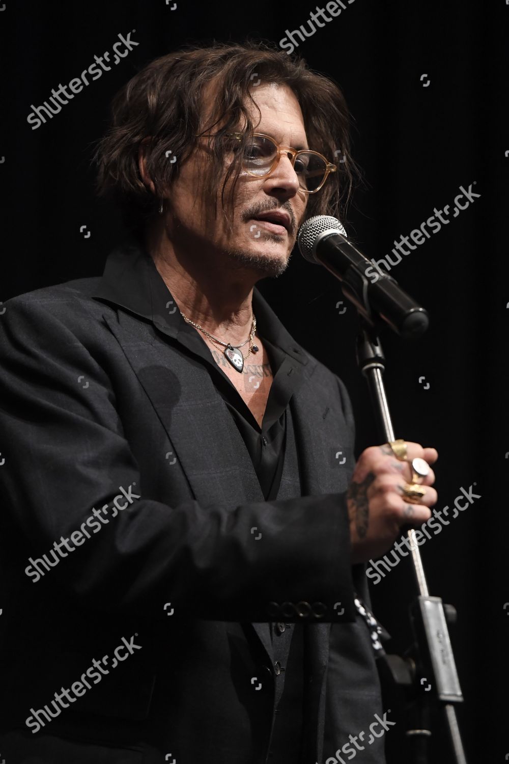 American Actor Johnny Depp Came Red Editorial Stock Photo - Stock Image ...