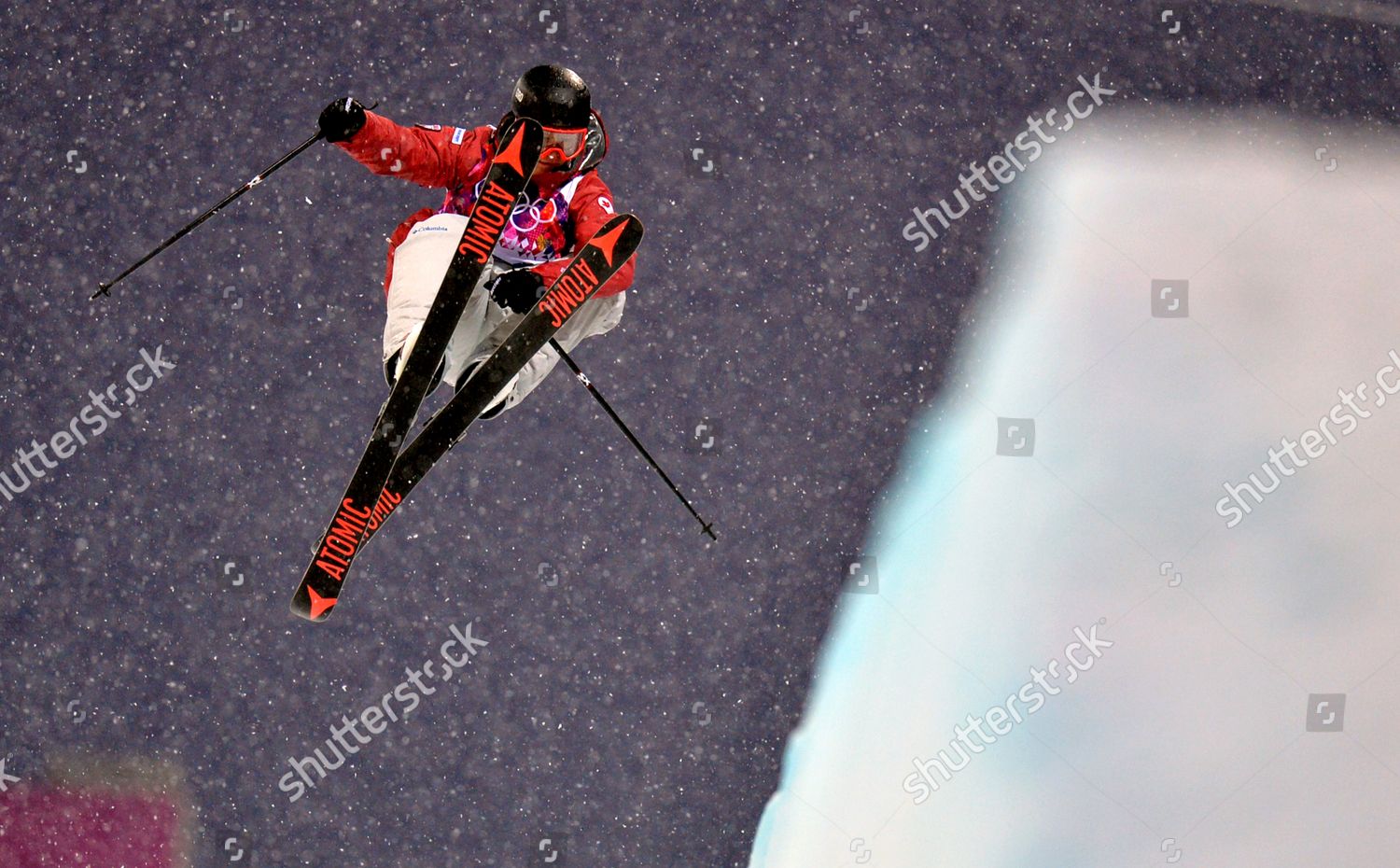 Canadas Mike Riddle Competes Mens Ski Editorial Stock Photo - Stock ...