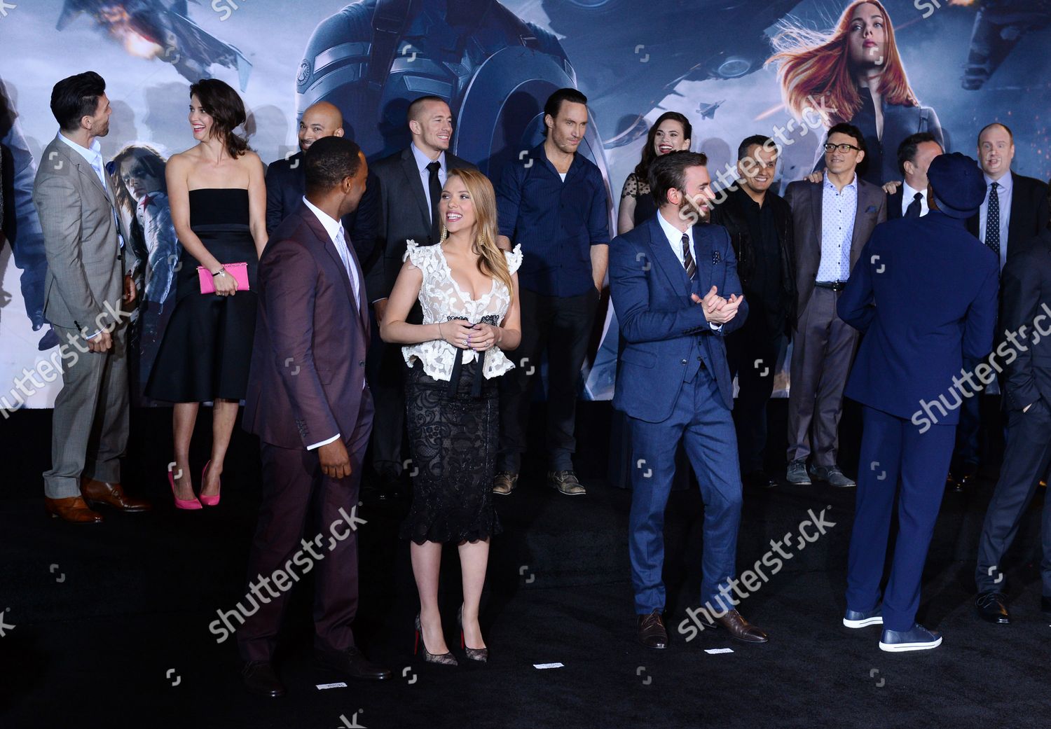 Cast Members Including Anthony Mackle Scarlett Editorial Stock Photo ...