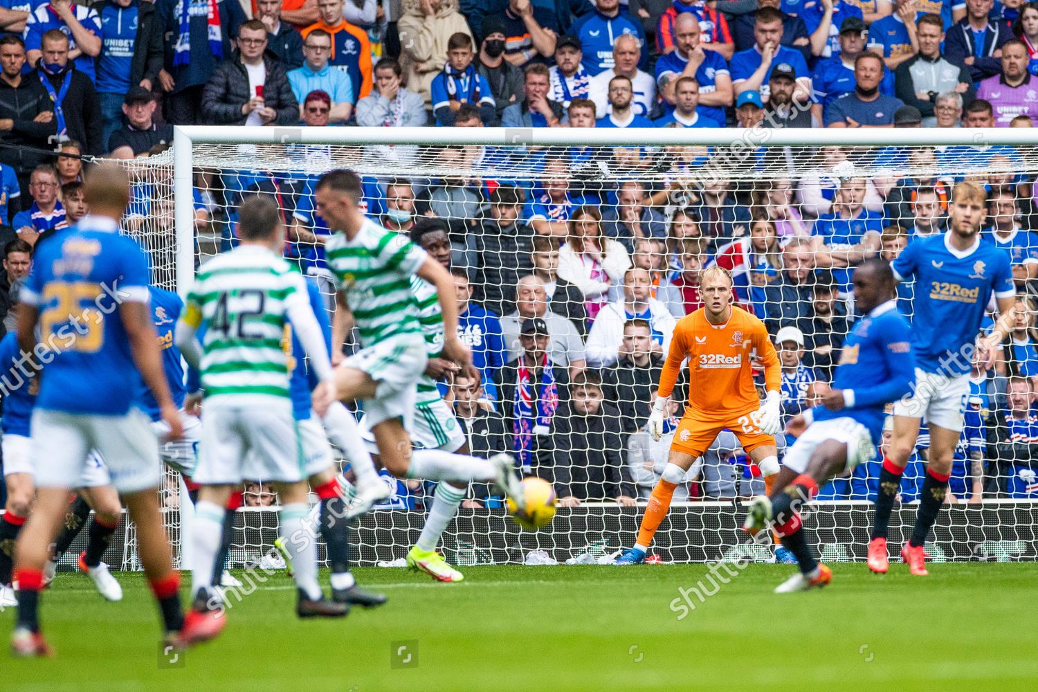 Rangers Goalkeeper Robby Mccrorie During Scottish Editorial Stock Photo ...