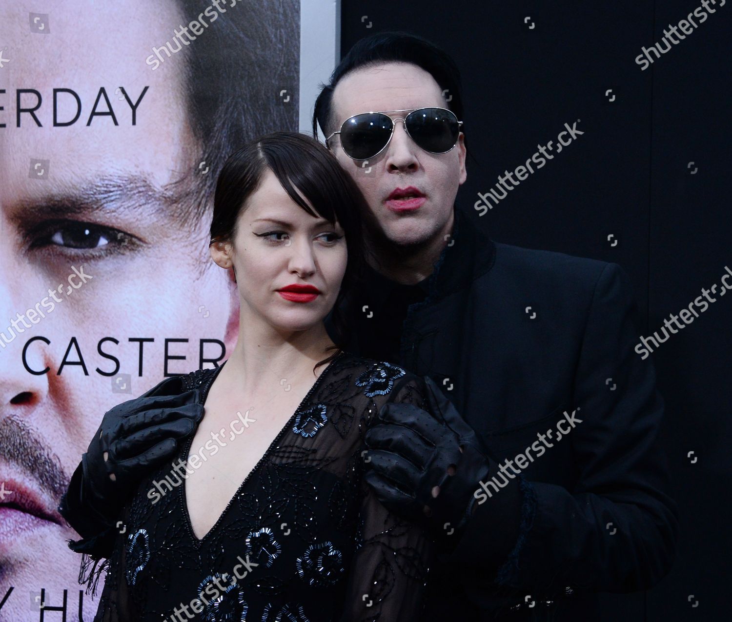 Musician Marilyn Manson American Photographer Fashion Editorial Stock ...