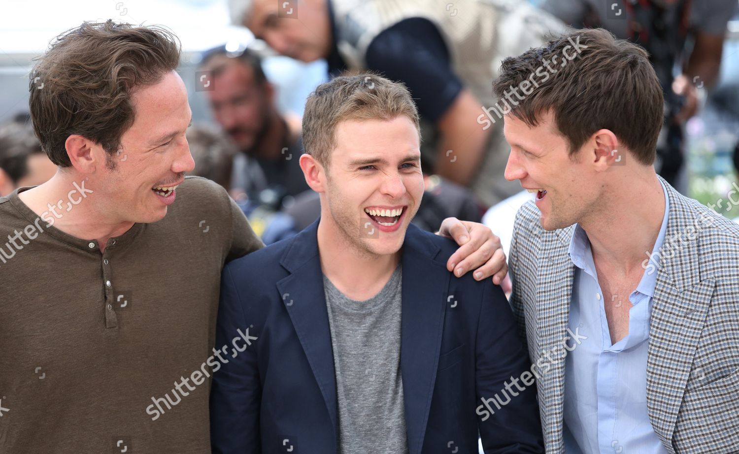 L R Reda Kateb Matt Smith Editorial Stock Photo - Stock Image ...