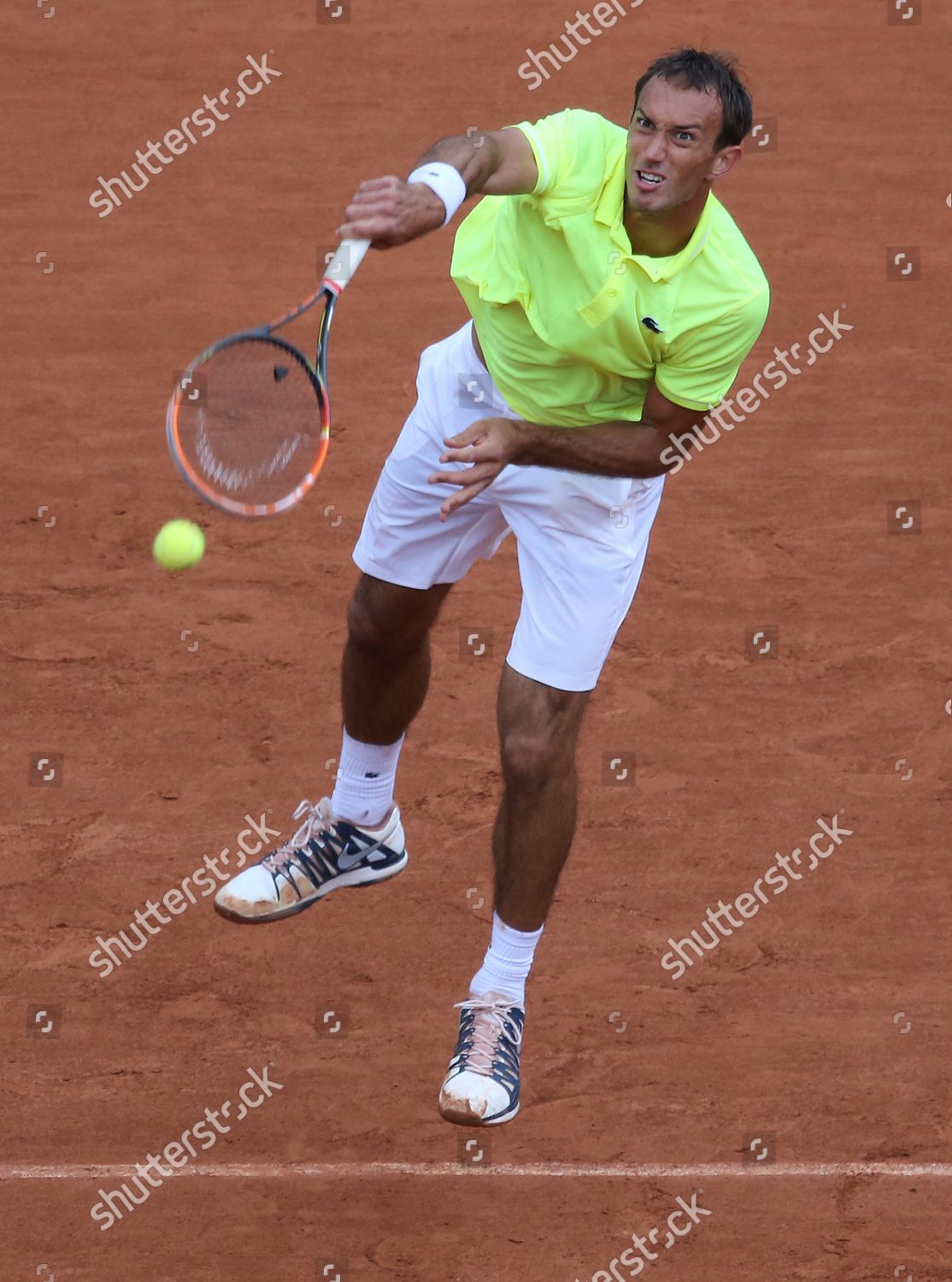 Ante Pavic Croatia Hits Serve During Editorial Stock Photo - Stock ...