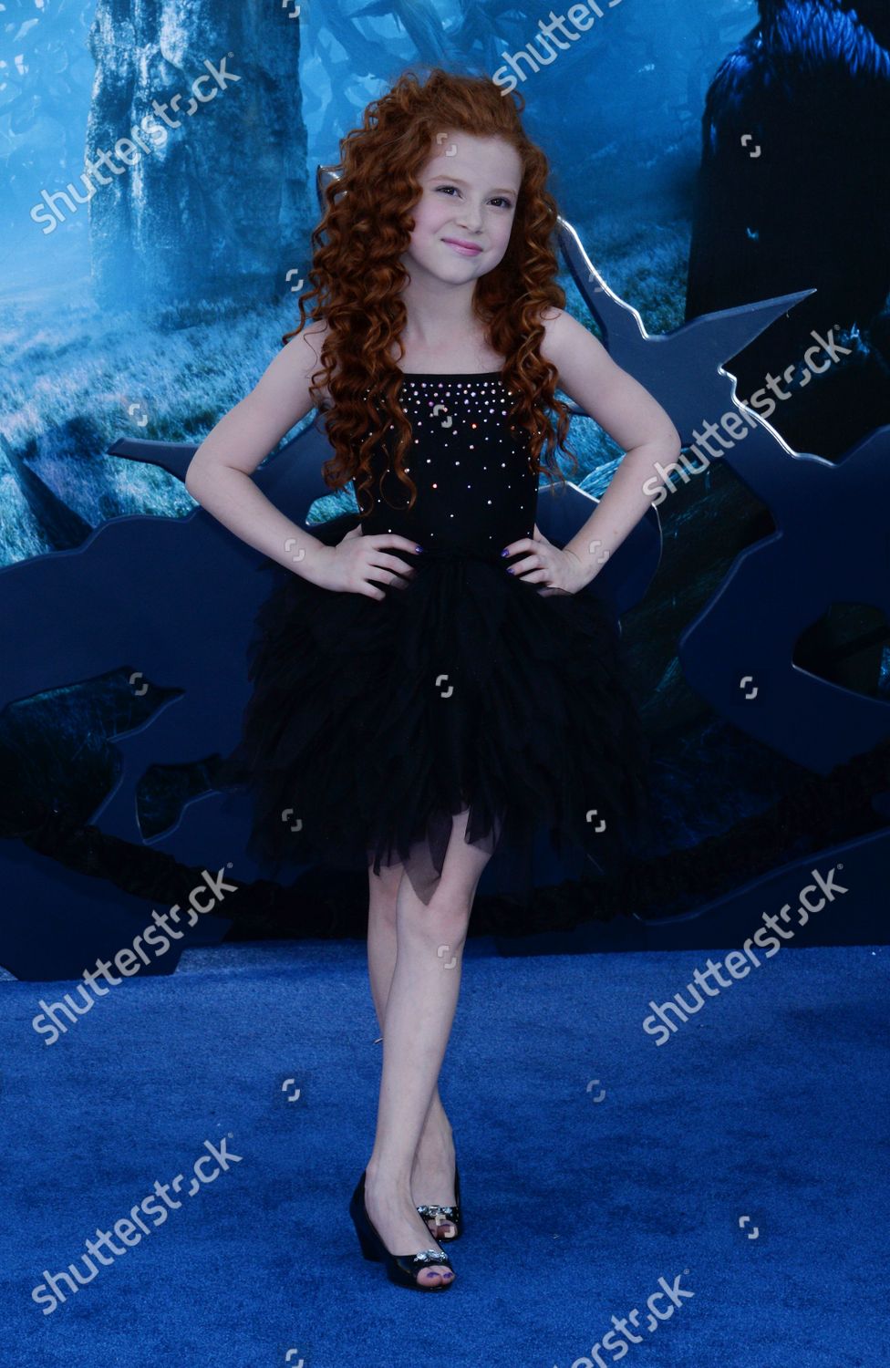Actress Francesca Capaldi Attends Premiere Motion Editorial Stock Photo ...