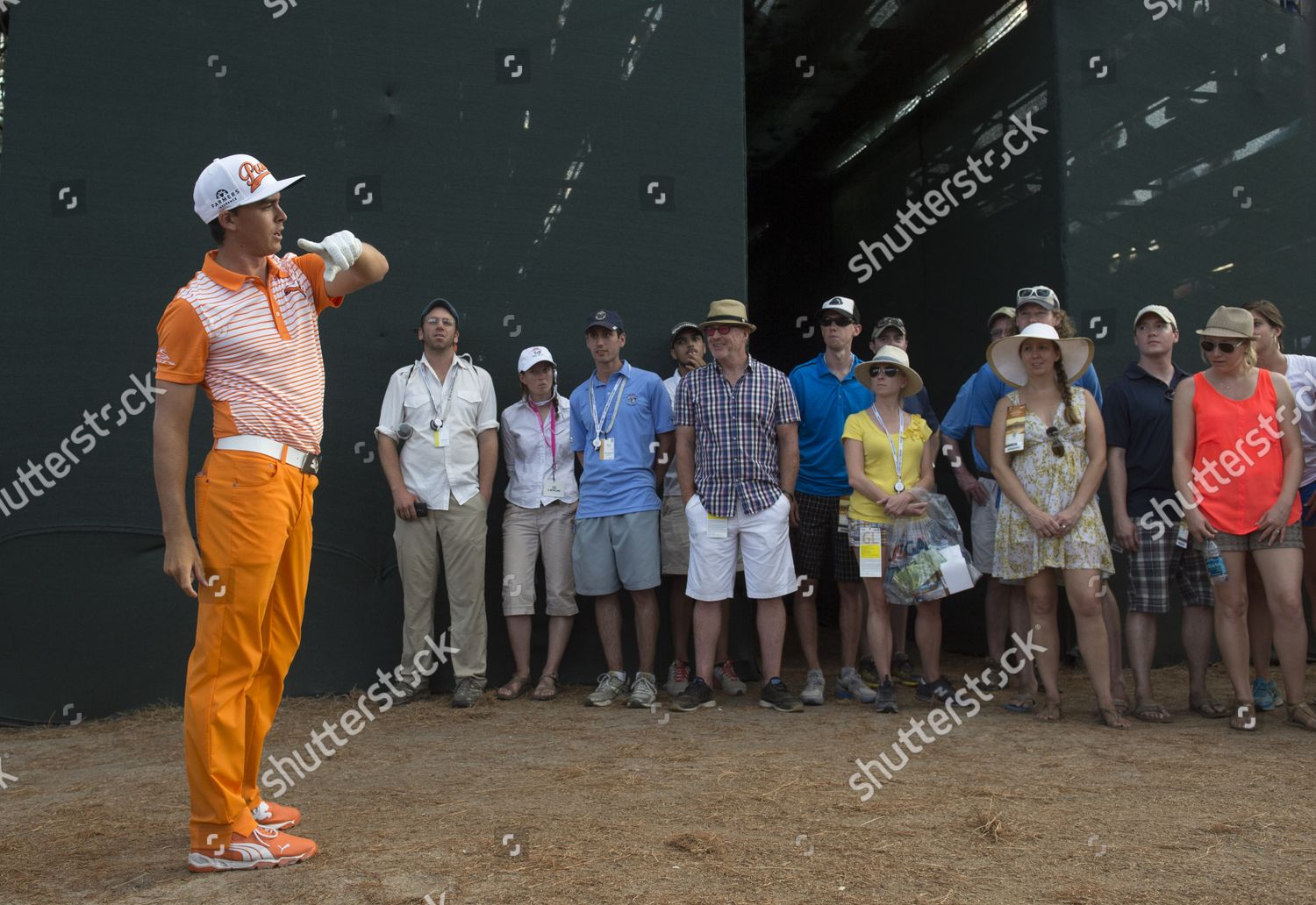 Rickie Fowler Lines Shot Out Bounce Editorial Stock Photo - Stock Image ...