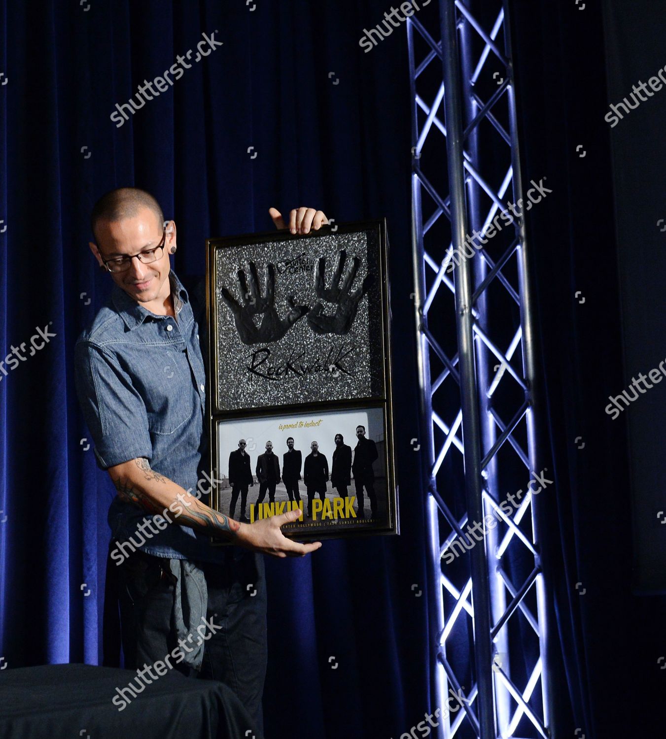 Lead Singer American Rock Band Linkin Editorial Stock Photo - Stock ...