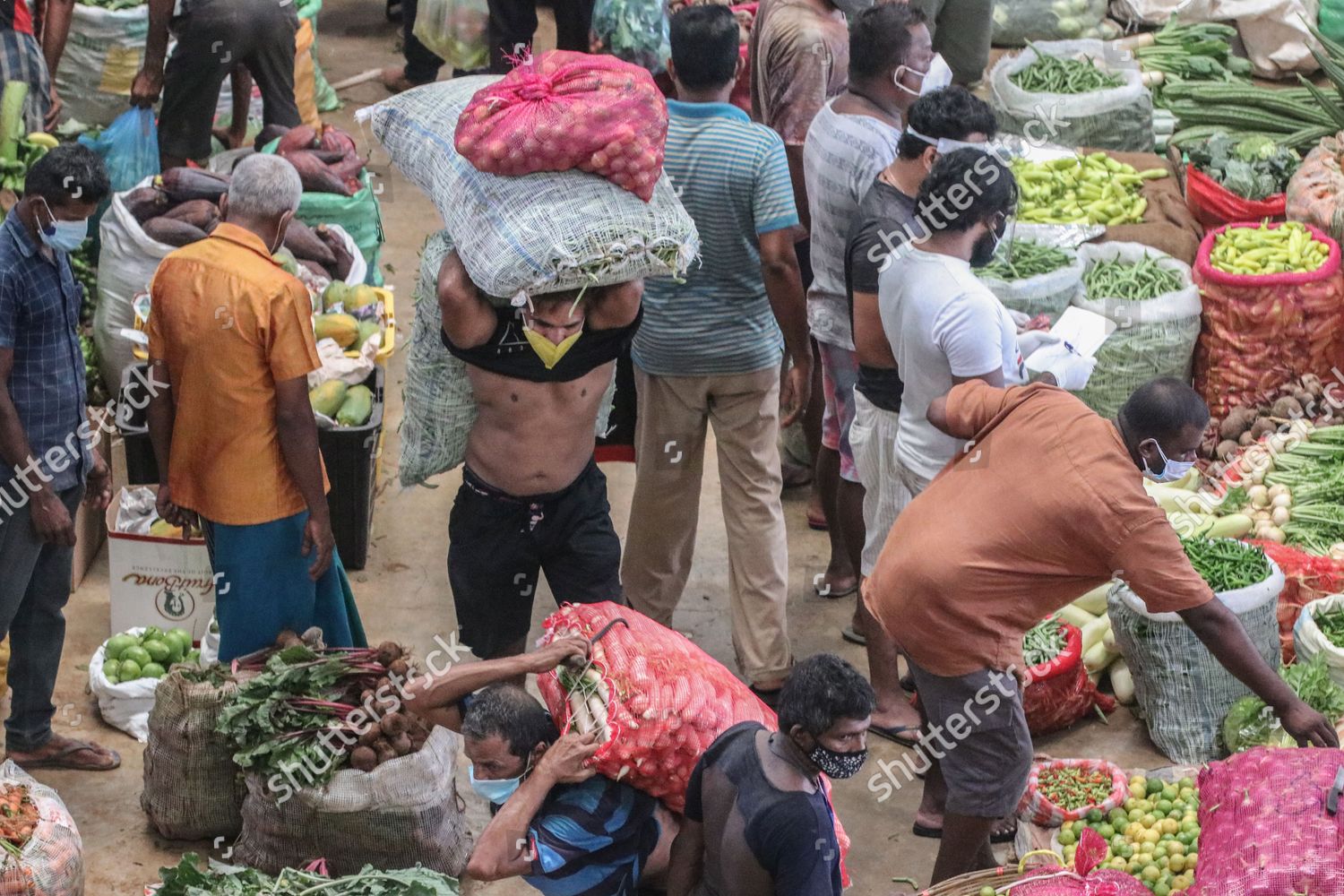Vendors Vegetables Section Manning Market Colombo Editorial Stock Photo ...