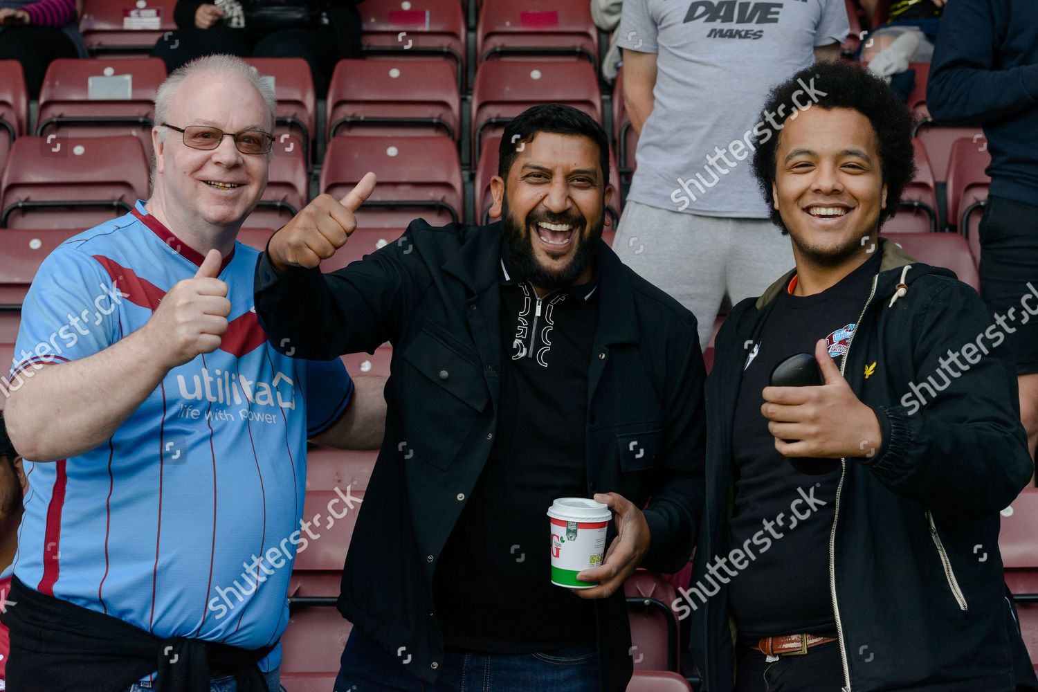 Scunthorpe United Fans During Efl Sky Editorial Stock Photo - Stock ...