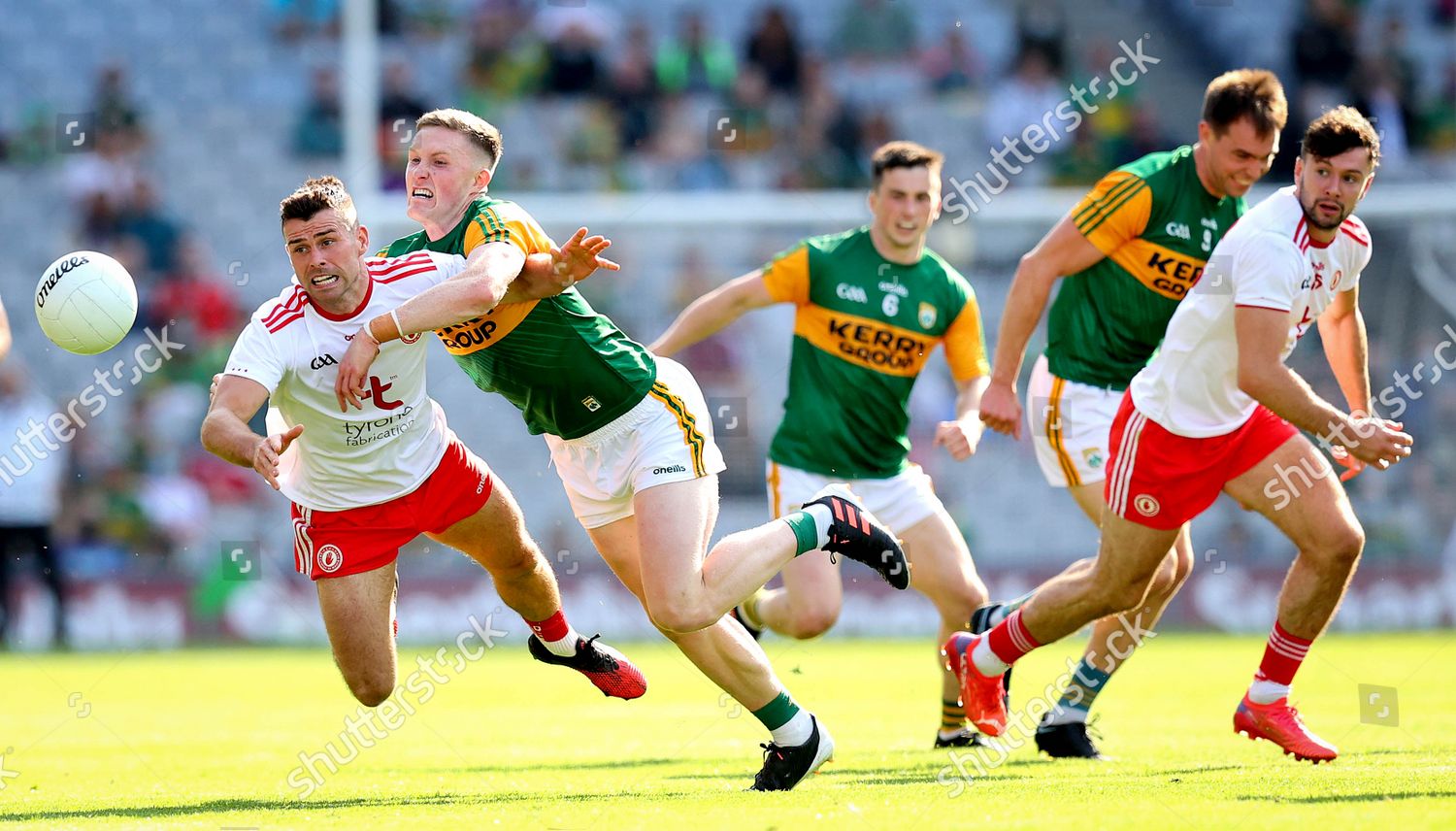Kerry Vs Tyrone Kerrys Jason Foley Editorial Stock Photo - Stock Image ...