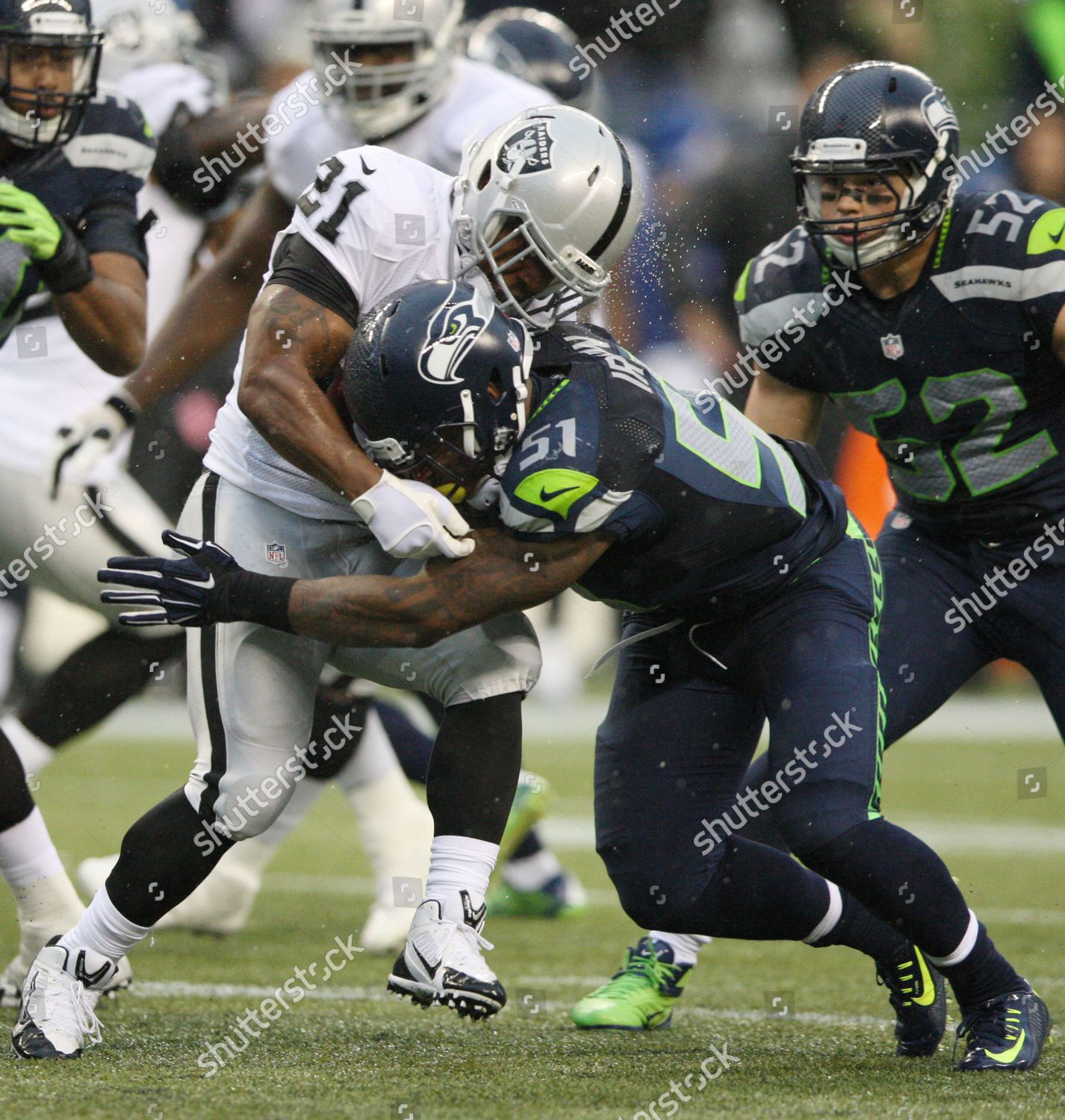 Seattle Seahawks Linebacker Bruce Irvin 51 Editorial Stock Photo ...
