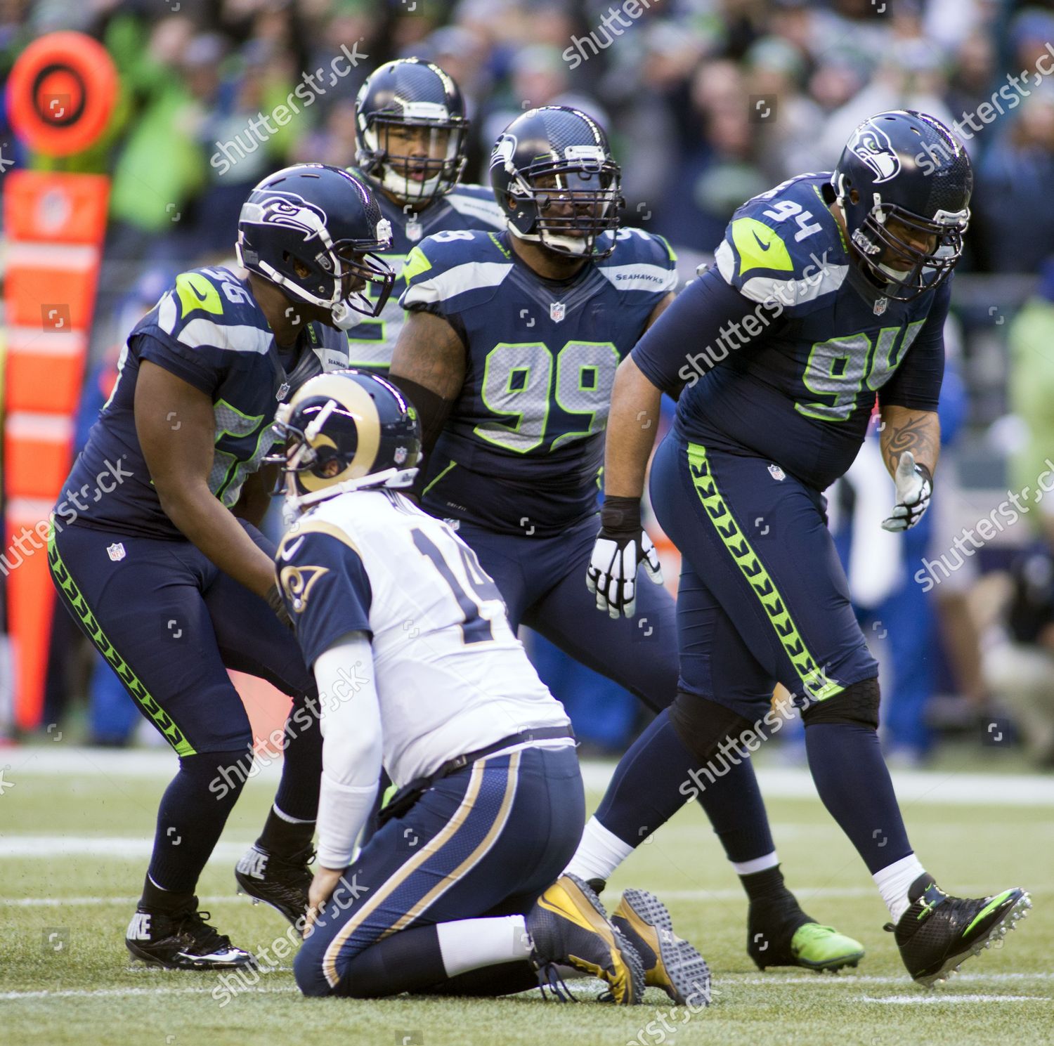 Seattle Seahawks Defensive Tackle Kevin Williams Editorial Stock Photo ...
