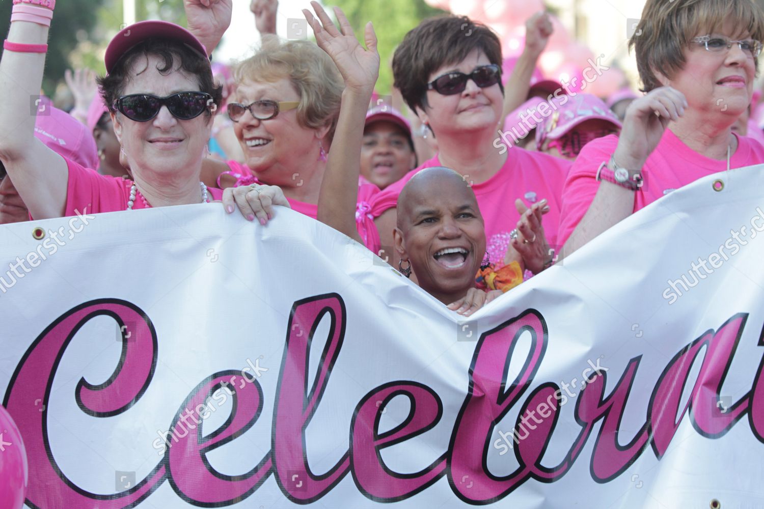 Breast Cancer Survivors Dance During Survivors Editorial Stock Photo ...