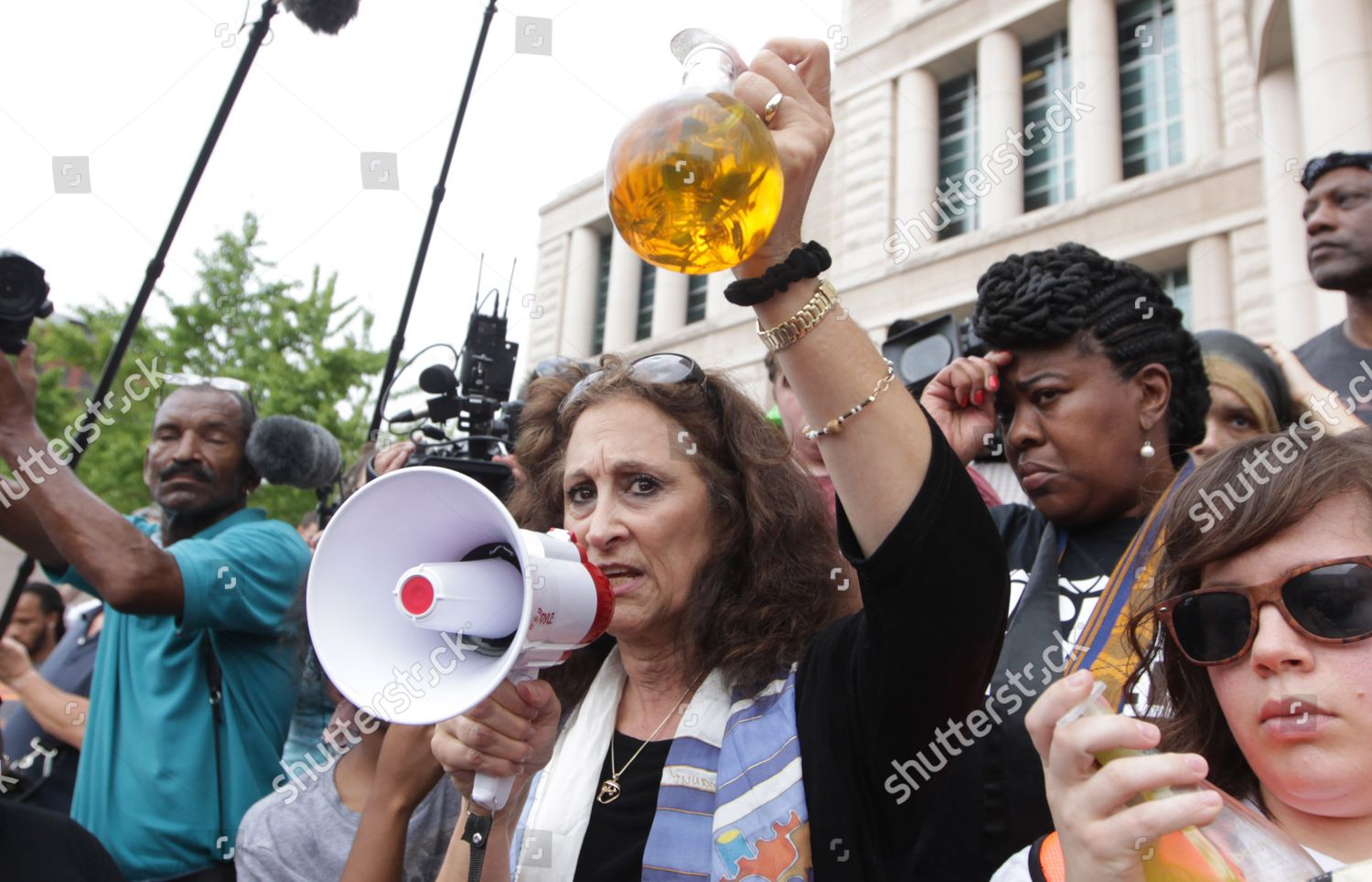 Rabbi Susan Talve Talks Crowds While Editorial Stock Photo - Stock ...