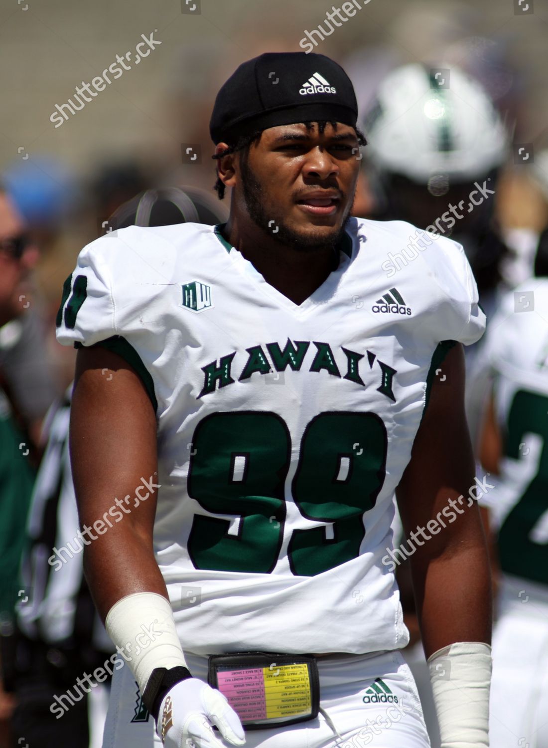 Hawaii Rainbow Warriors Defensive Lineman Jonah Editorial Stock Photo ...