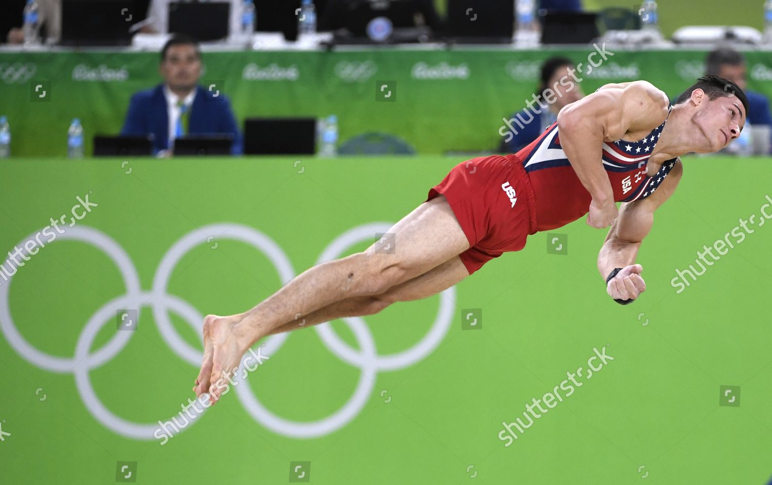 American Gymnast Alexander Naddour Performs His Editorial Stock Photo ...