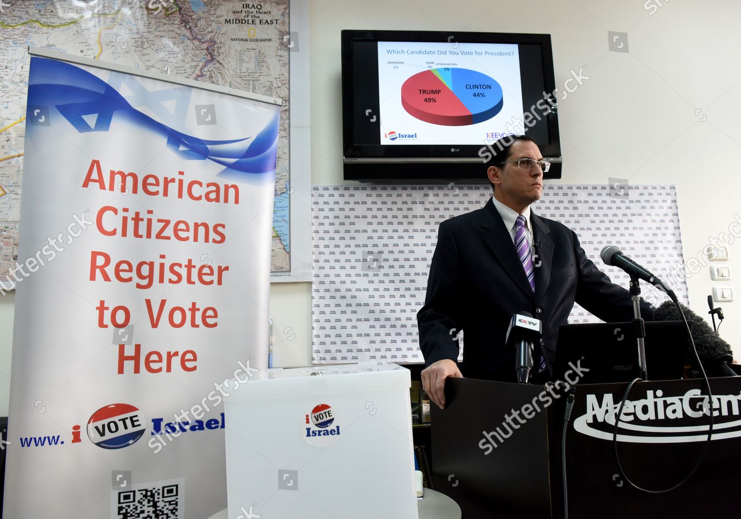 Pollster Mitchell Barak Keevoon Global Research Editorial Stock Photo ...