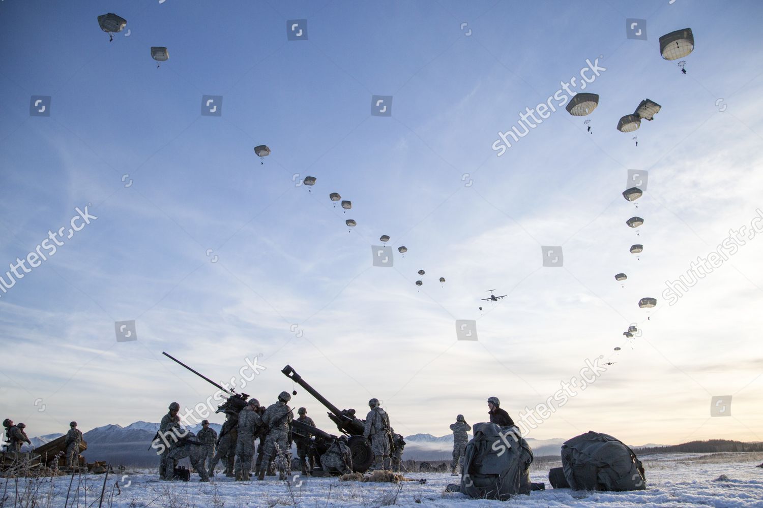 PARATROOPERS ASSIGNED BATTERY 2ND BATTALION 377TH Editorial Stock Photo - Stock Image | Shutterstock