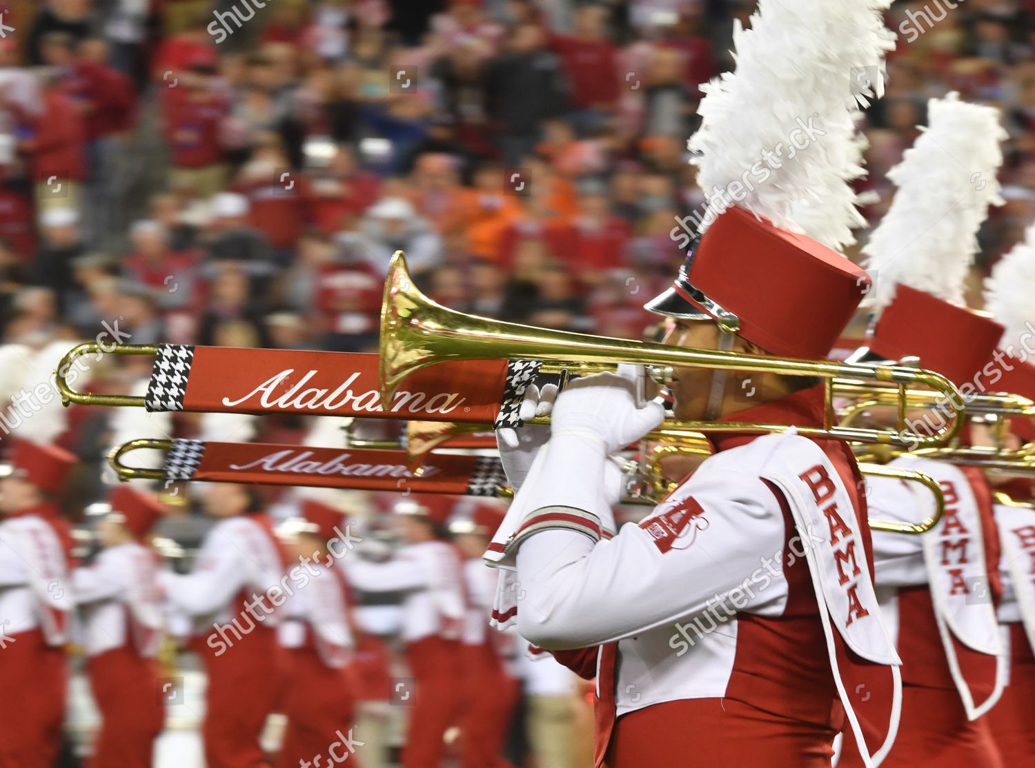 Alabama Crimson Tide Marching Band Performs Editorial Stock Photo ...