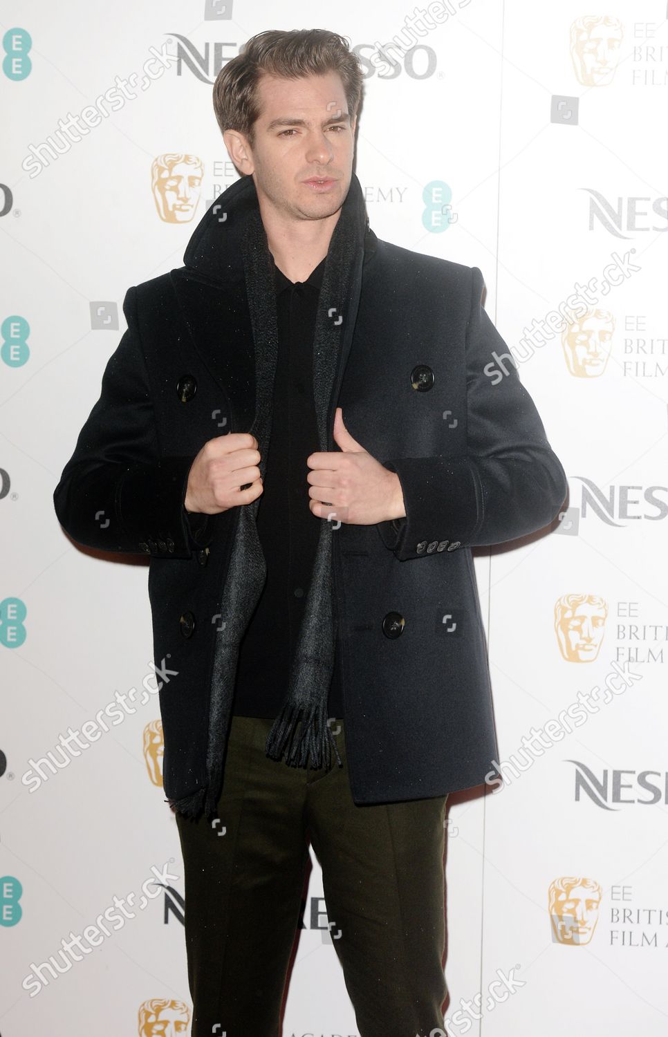 British Actor Andrew Garfield Attends Bafta Editorial Stock Photo ...