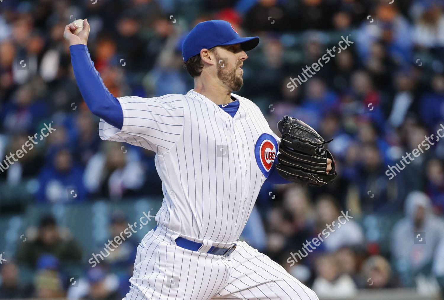 Chicago Cubs Starting Pitcher John Lackey Editorial Stock Photo - Stock ...