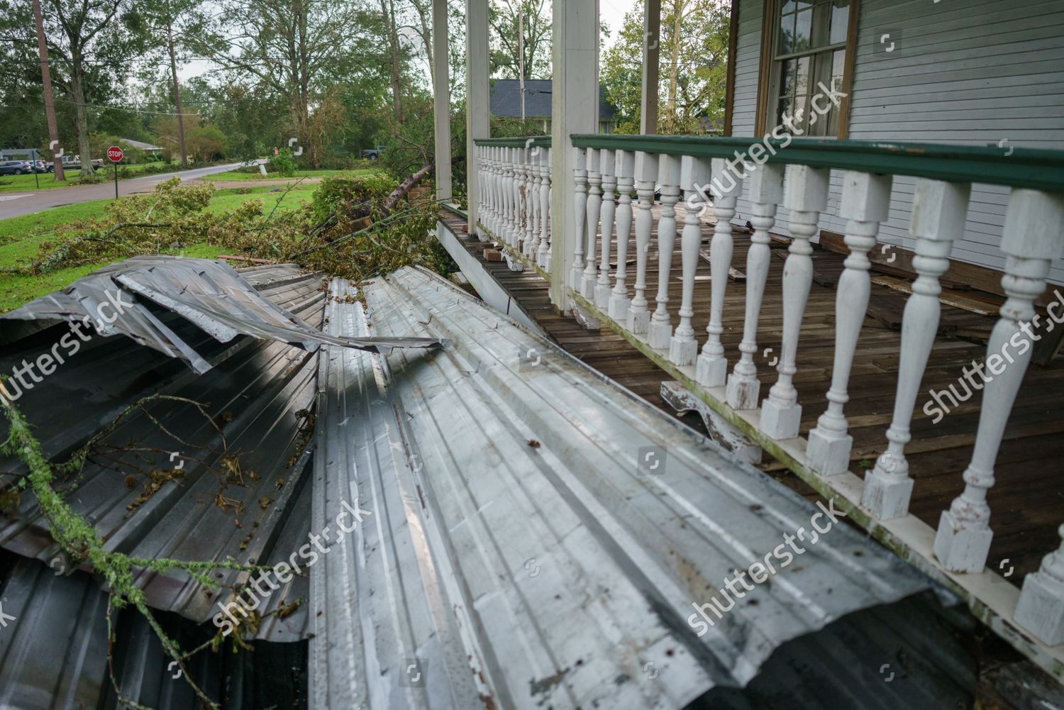 Fallen Debris Seen Following Hurricane Ida Editorial Stock Photo ...