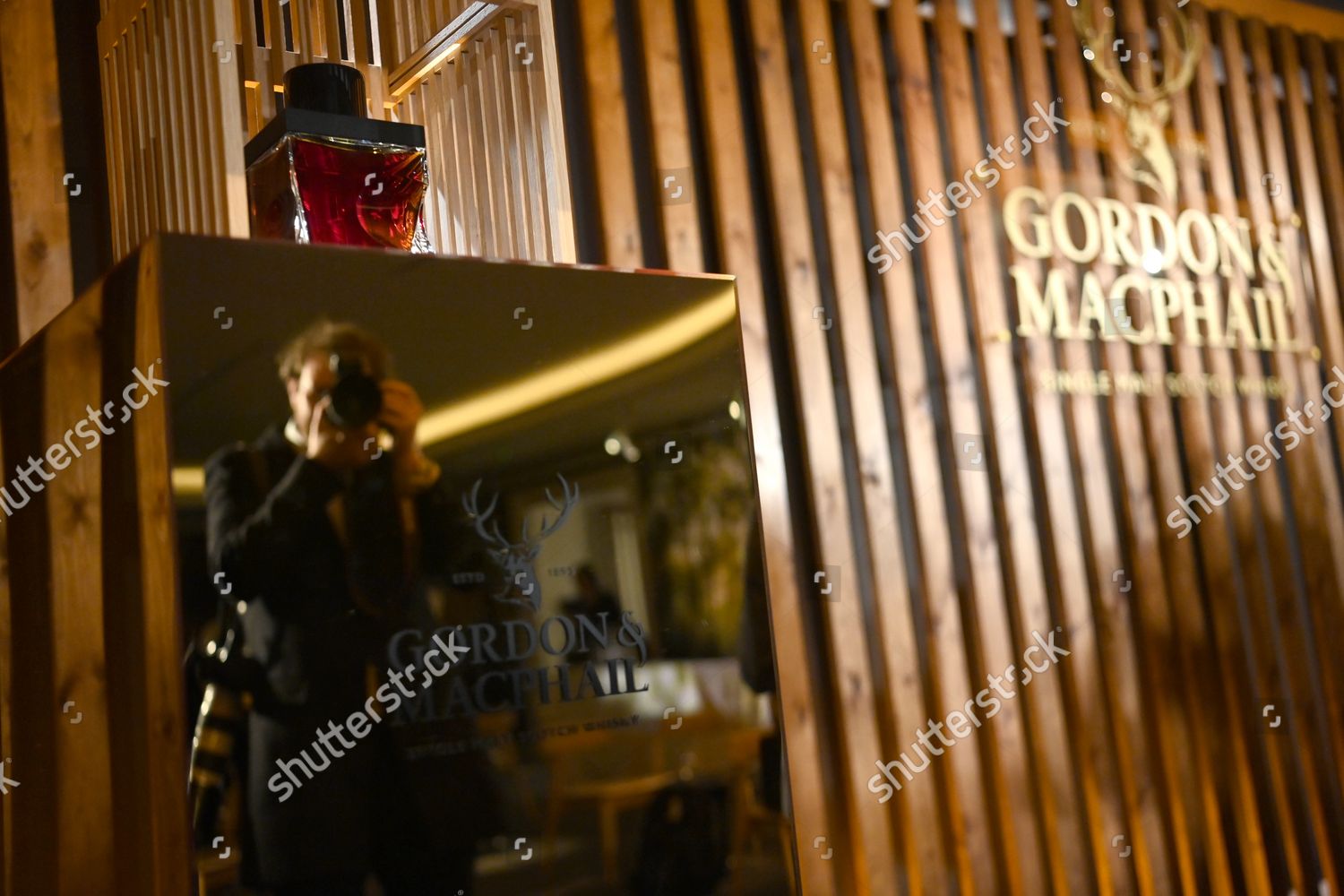 Photographer Reflected He Takes Images Example Editorial Stock Photo ...