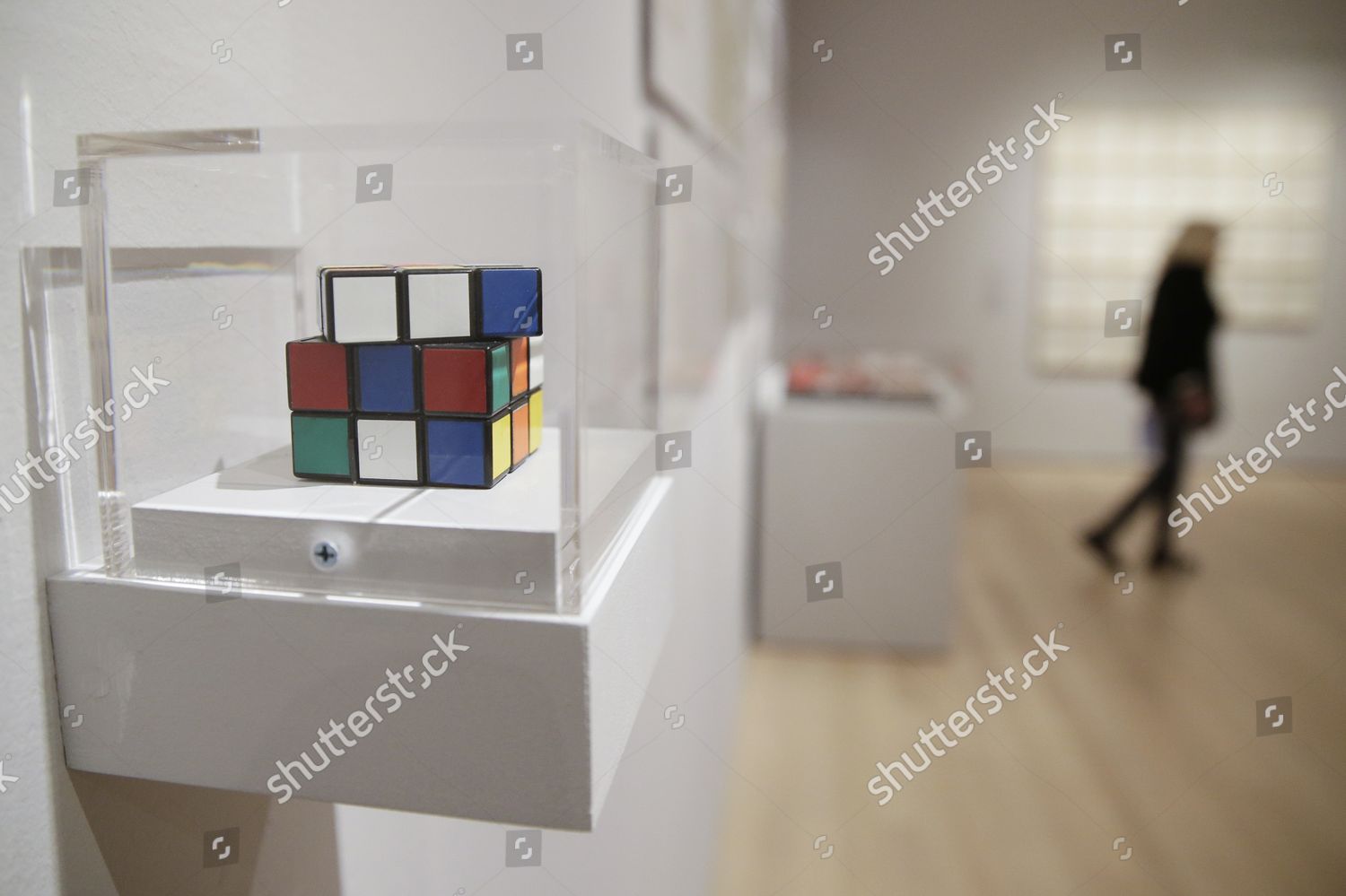 Rubiks Cube On Display Press Preview Editorial Stock Photo - Stock ...