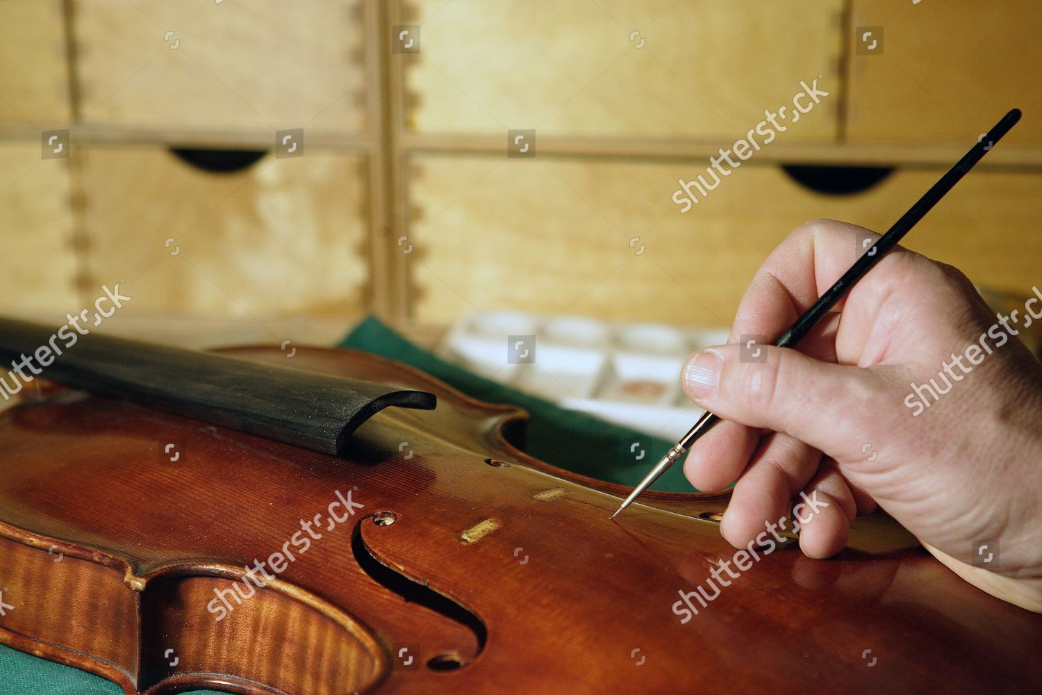 Luthier Work His Workshop Luthier Craftsperson Editorial Stock Photo ...
