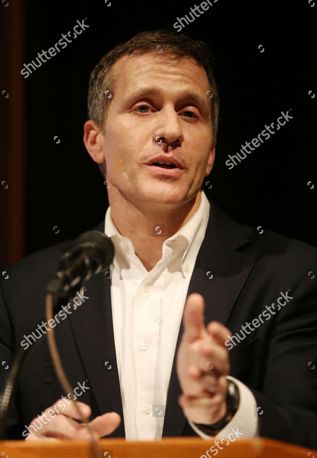 Missouri Governor Eric Greitens Unveils New Editorial Stock Photo ...