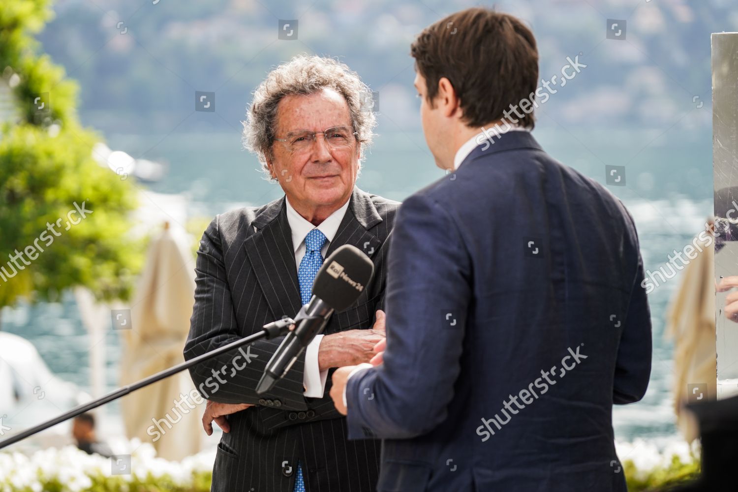 Italian Businessman Gian Maria Gros Pietro Editorial Stock Photo ...