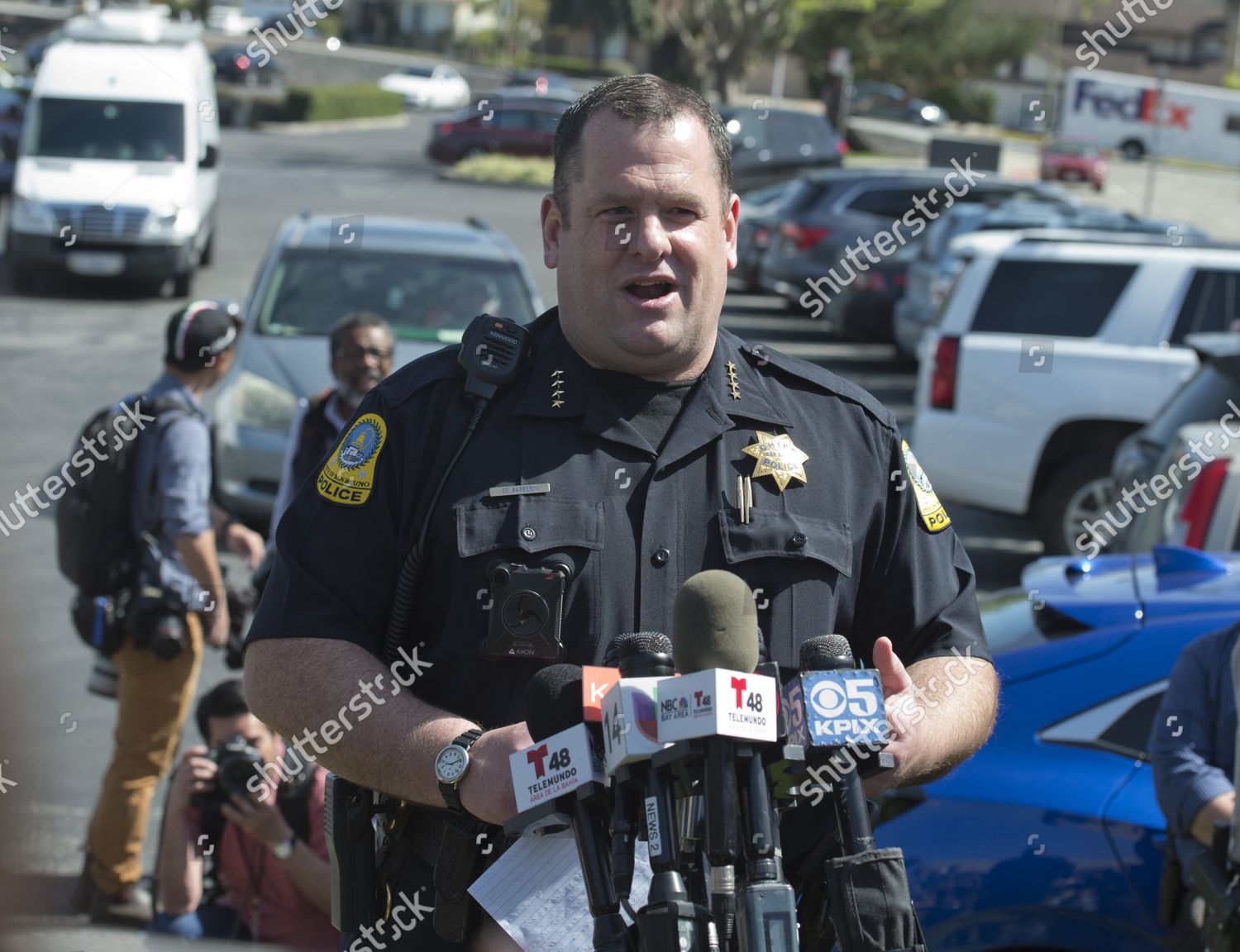 San Bruno Police Chief Ed Barberini Editorial Stock Photo - Stock Image ...