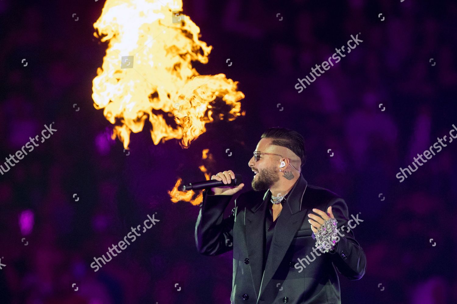 Maluma Performs On Stage Forum Arena Editorial Stock Photo - Stock ...