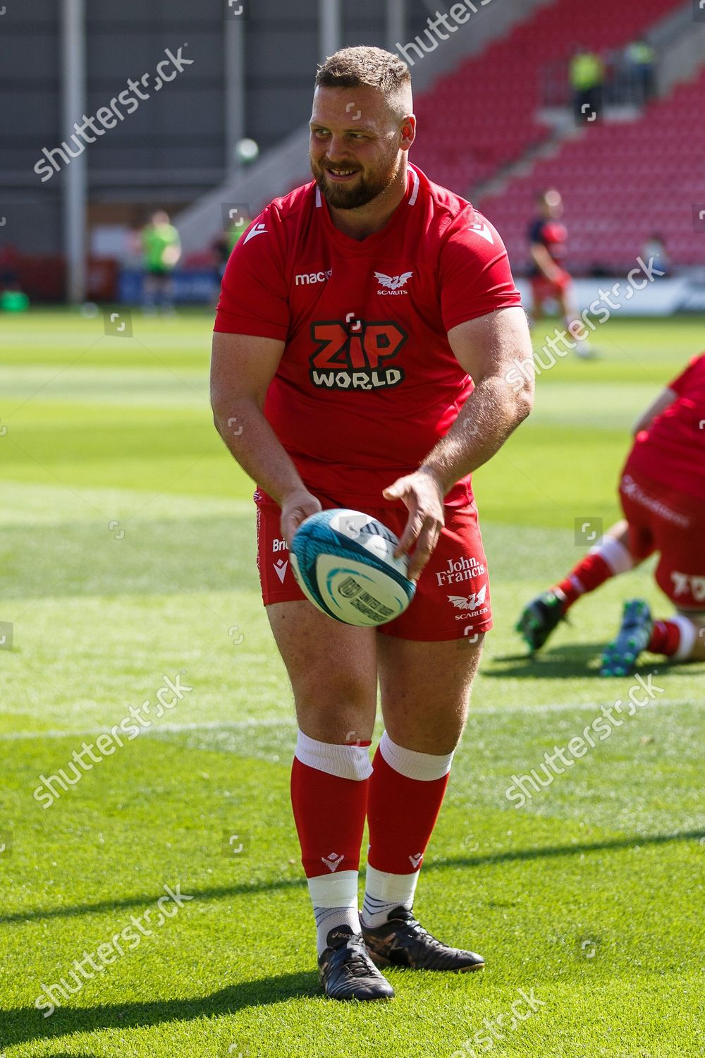 Steff Thomas Scarlets Warms Ahead Match Editorial Stock Photo - Stock ...