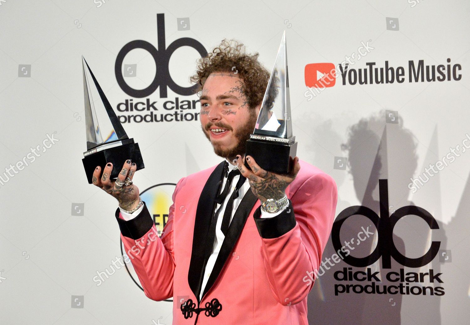 Rapper Post Malone Appears Backstage His Editorial Stock Photo - Stock ...