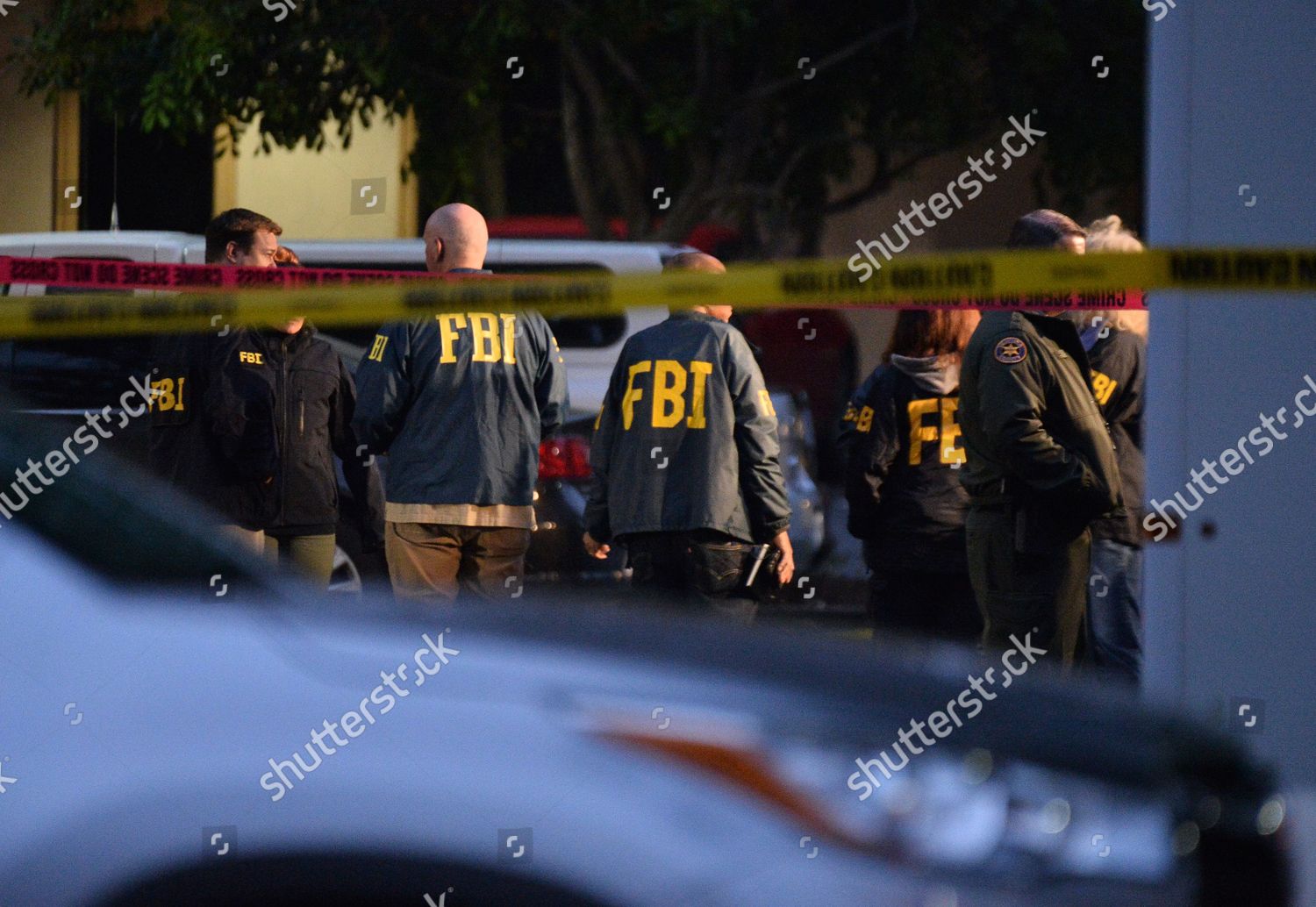 Fbi Personel Gather Secured Area Near Editorial Stock Photo - Stock ...
