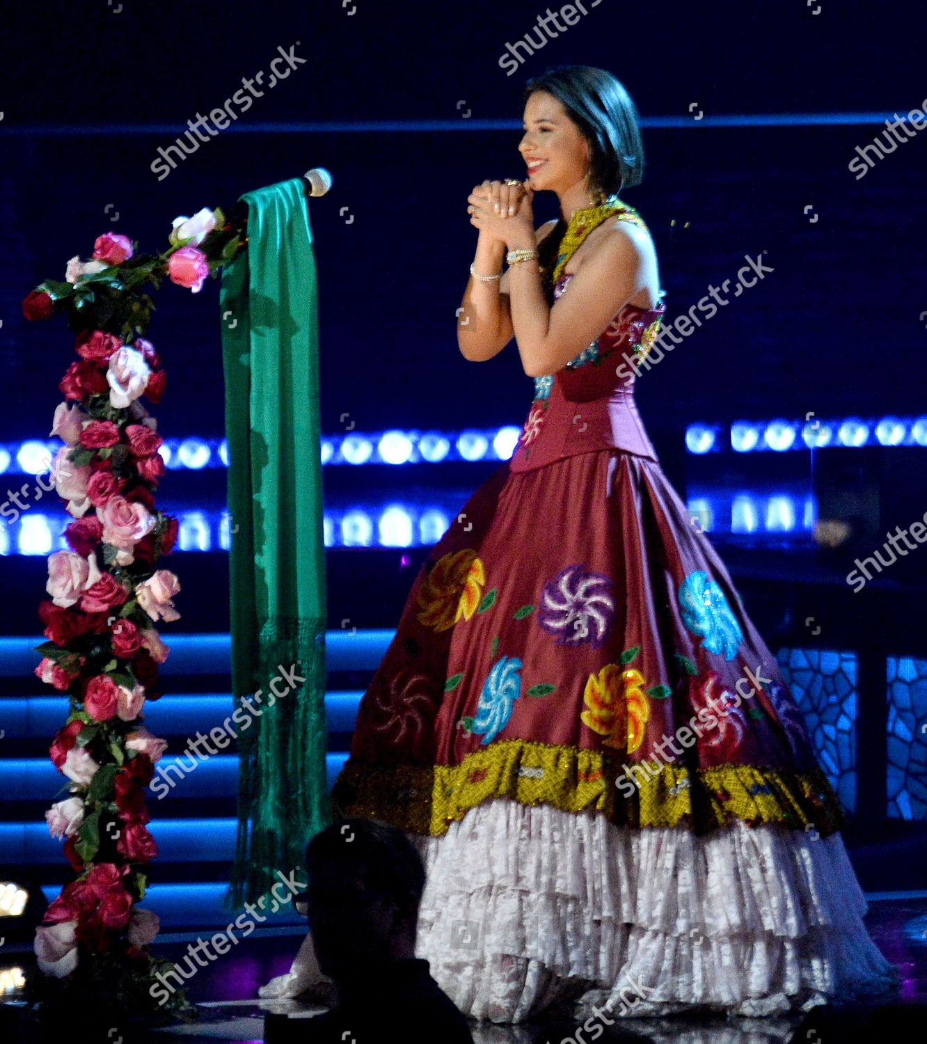 Angela Aguilar Performs La Llorona Onstage Editorial Stock Photo ...