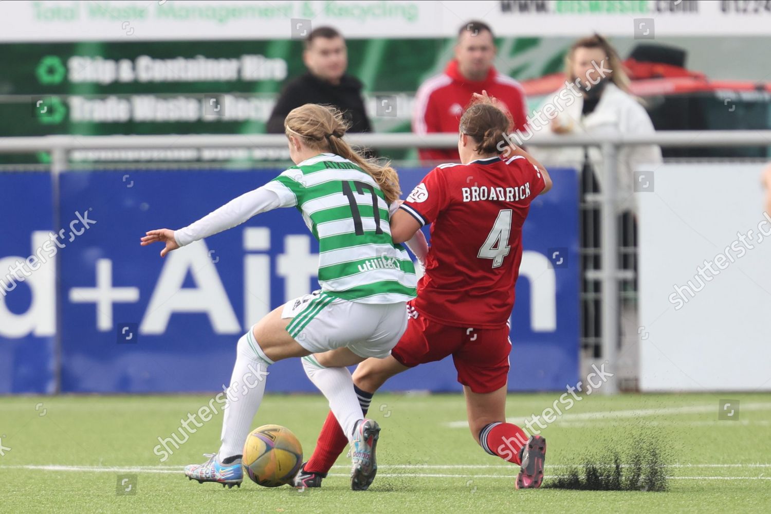 Aberdeen Womens Jess Broadrick 4 Tackles Editorial Stock Photo - Stock ...