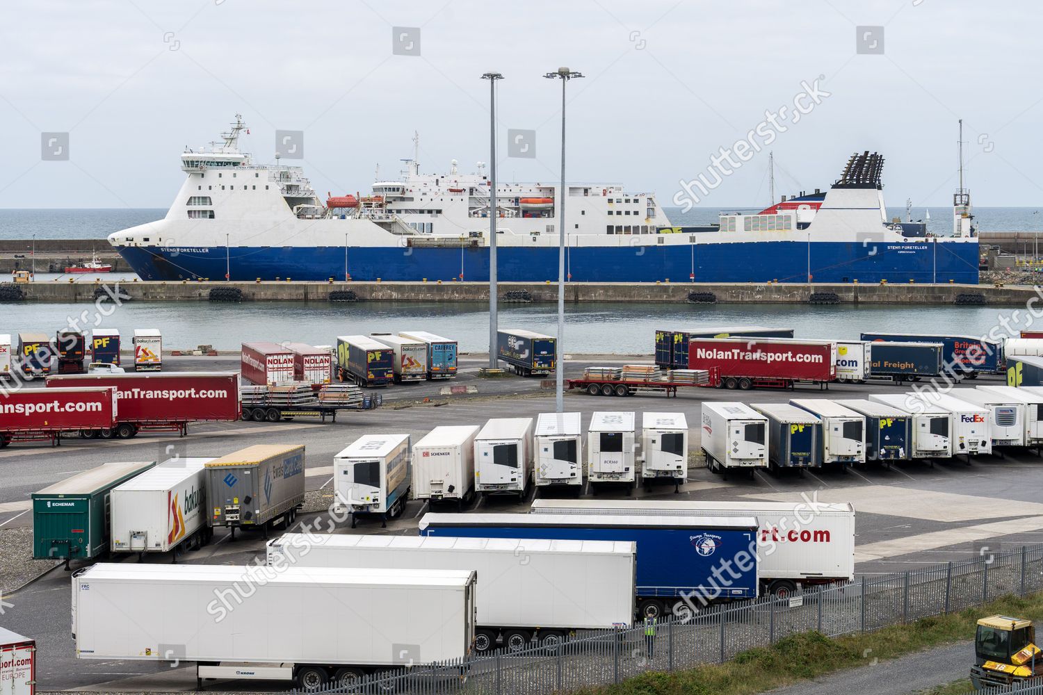 Stena Foreteller Roro Cargo Ship Which Editorial Stock Photo - Stock ...