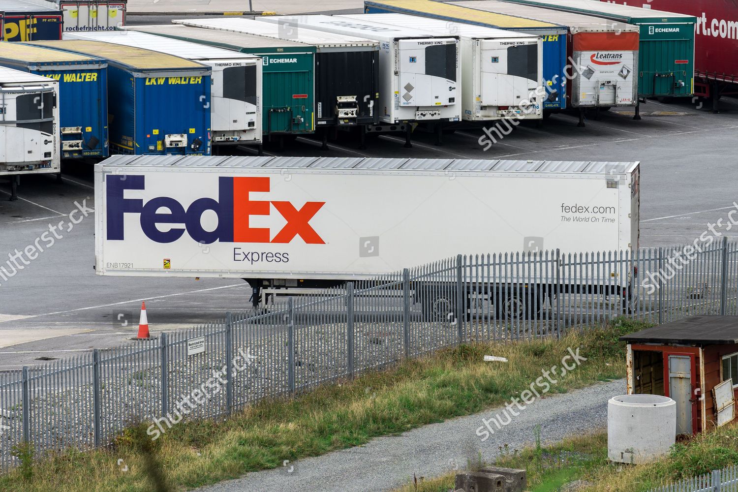 Fedex Express Trailer 1st January 2021 Editorial Stock Photo - Stock ...