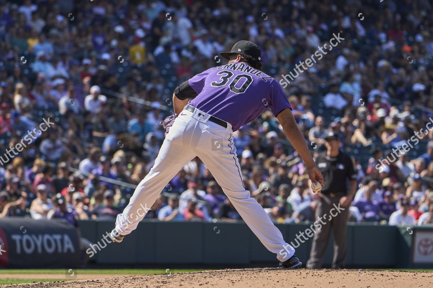 Colorado Pitcher Julian Fernandez 30 His Editorial Stock Photo - Stock ...