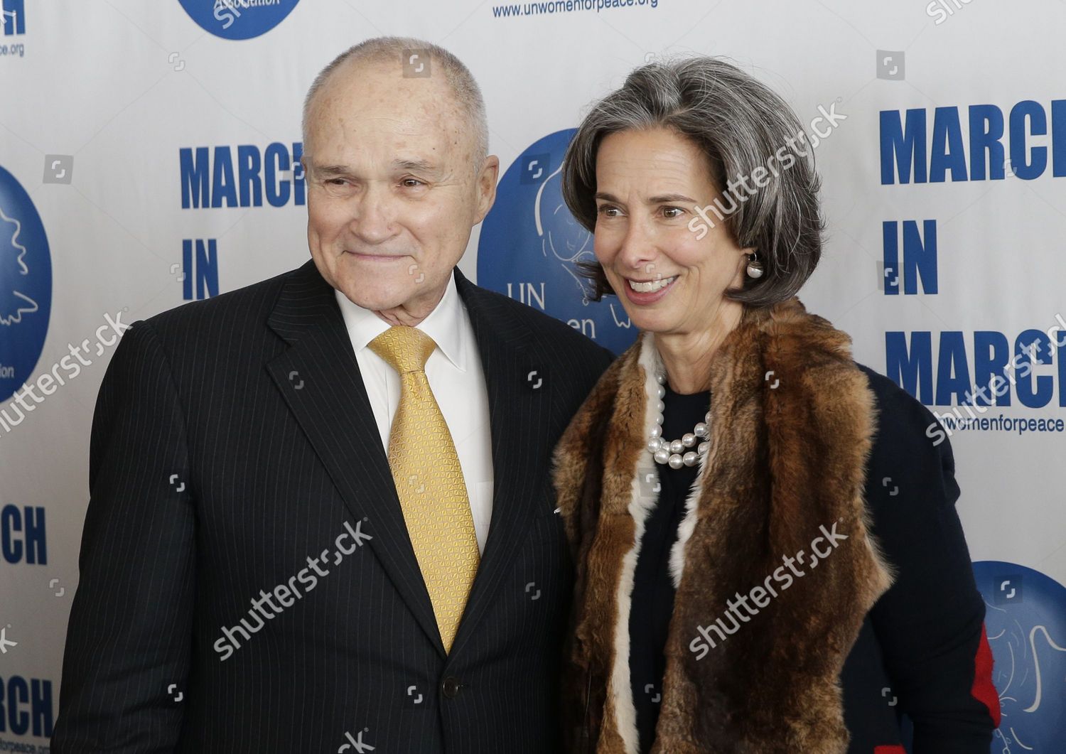 Raymond Kelly Alice Tisch Arrive On Editorial Stock Photo - Stock Image ...