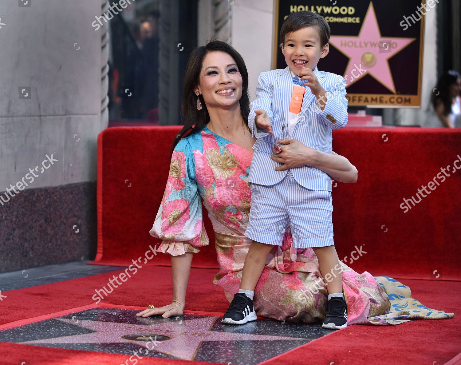 Lucy Liu Her Son Rockwell Lloyd Editorial Stock Photo - Stock Image ...