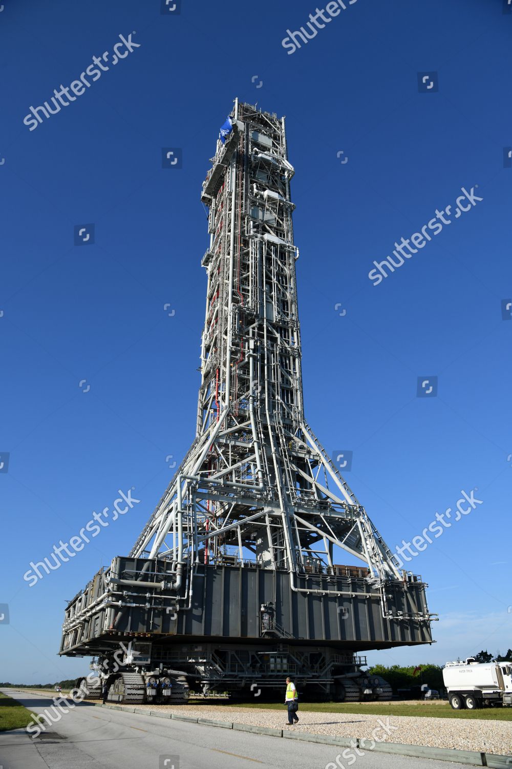 Nasas Mobile Launcher Rolls Toward Launch Editorial Stock Photo - Stock ...