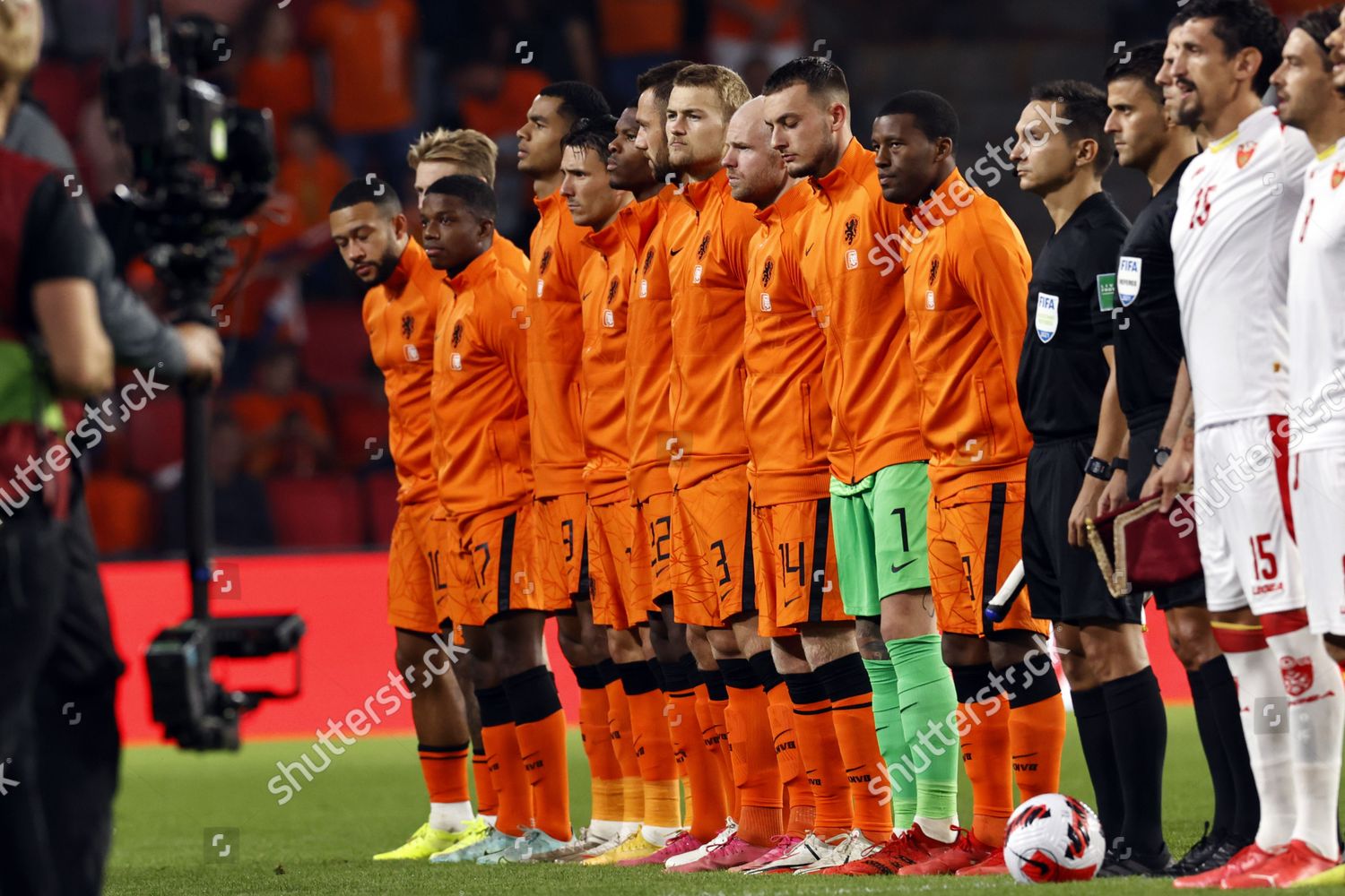 Eindhoven Line Dutch National Team During Editorial Stock Photo - Stock ...