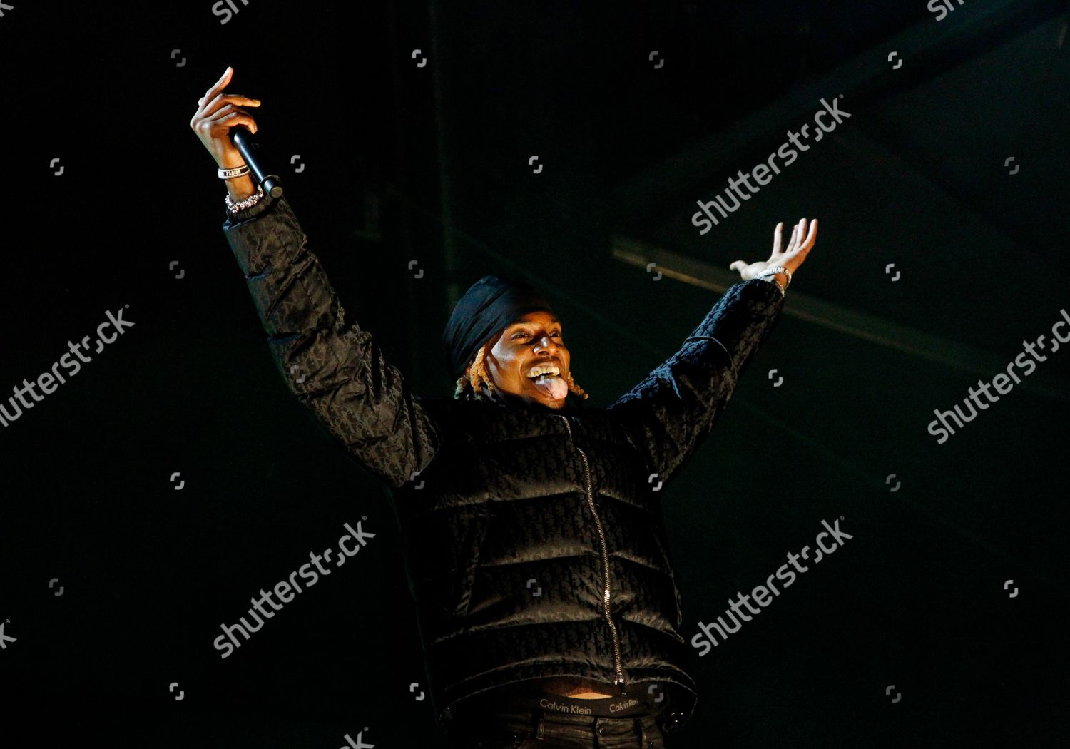 Playboi Carti Performs On Stage During Editorial Stock Photo - Stock ...