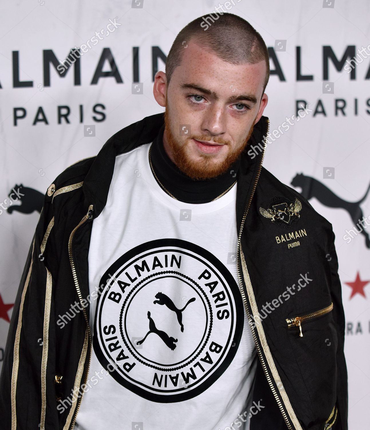 Angus Cloud Arrives Puma X Balmain Editorial Stock Photo - Stock Image ...
