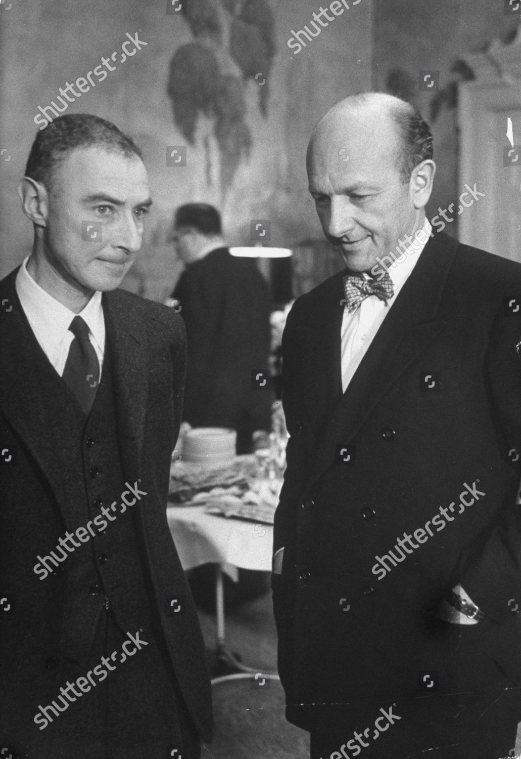 1950 J Robert Oppenheimer Standing Next Editorial Stock Photo - Stock ...